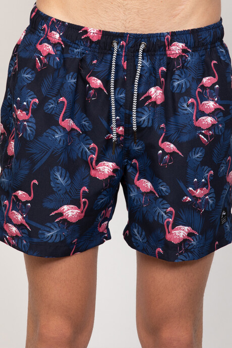 SHORT BAÑO COVIN RUSTY - Azul — Superoutlet