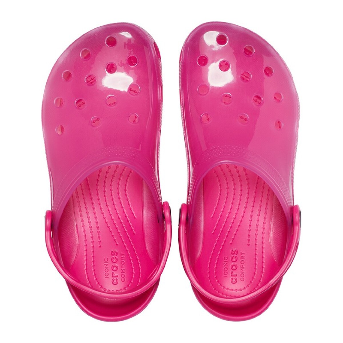 Crocs Classic Translucent - Rosa — Crocs