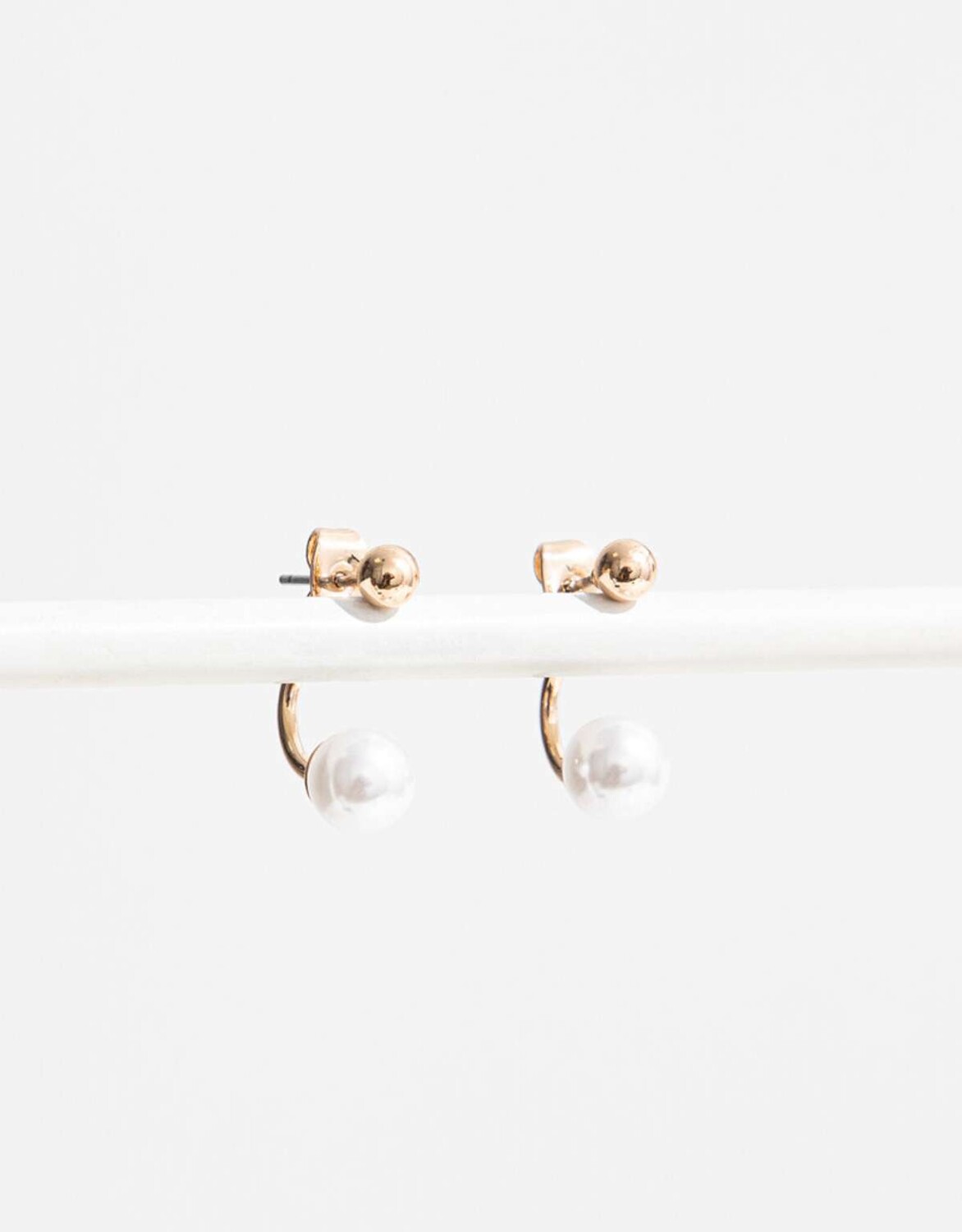 Aros Con Perlas - Dorado — Tienda Soy Santander