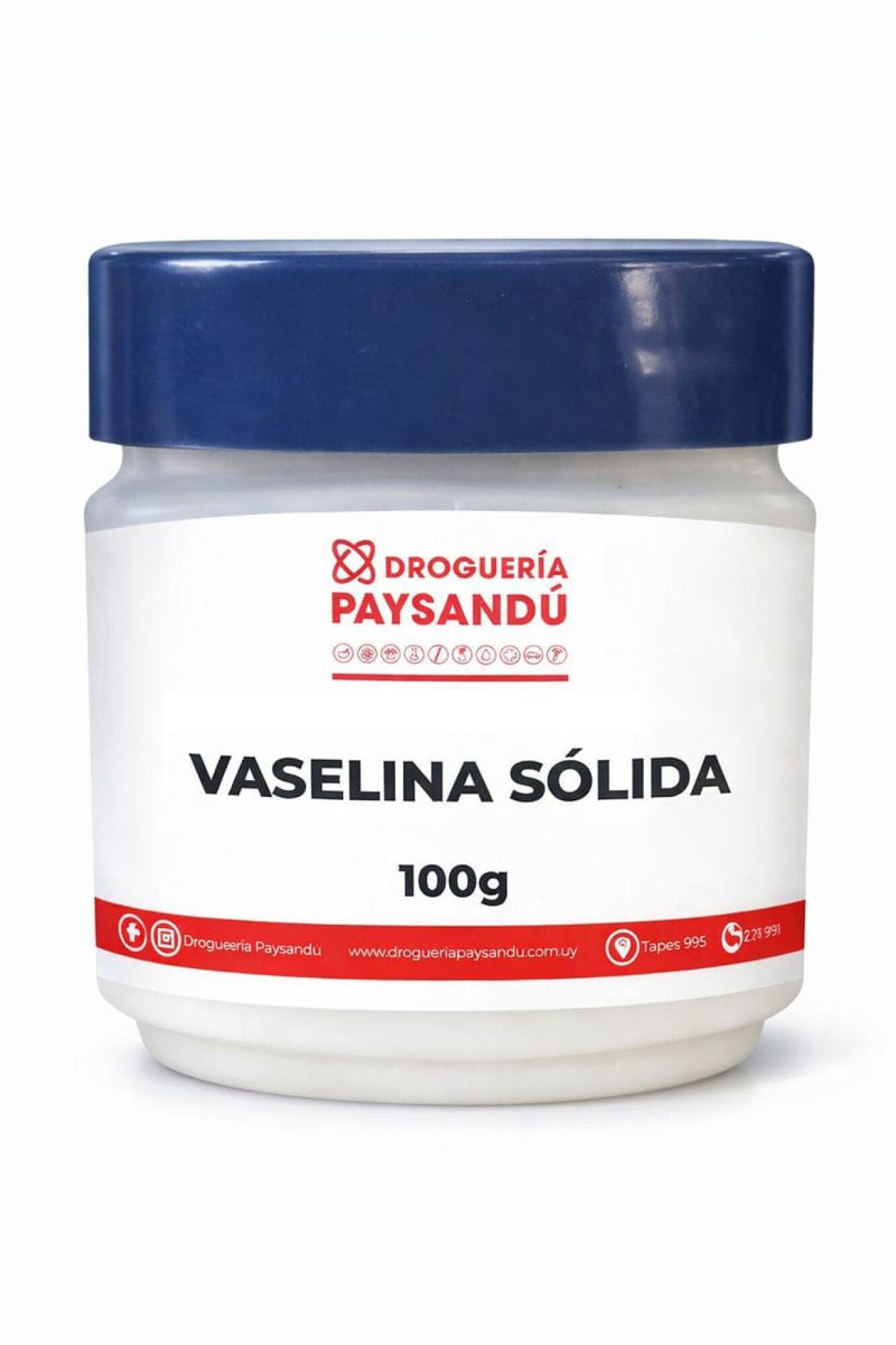 Vaselina sólida 100g — Droguería Paysandú