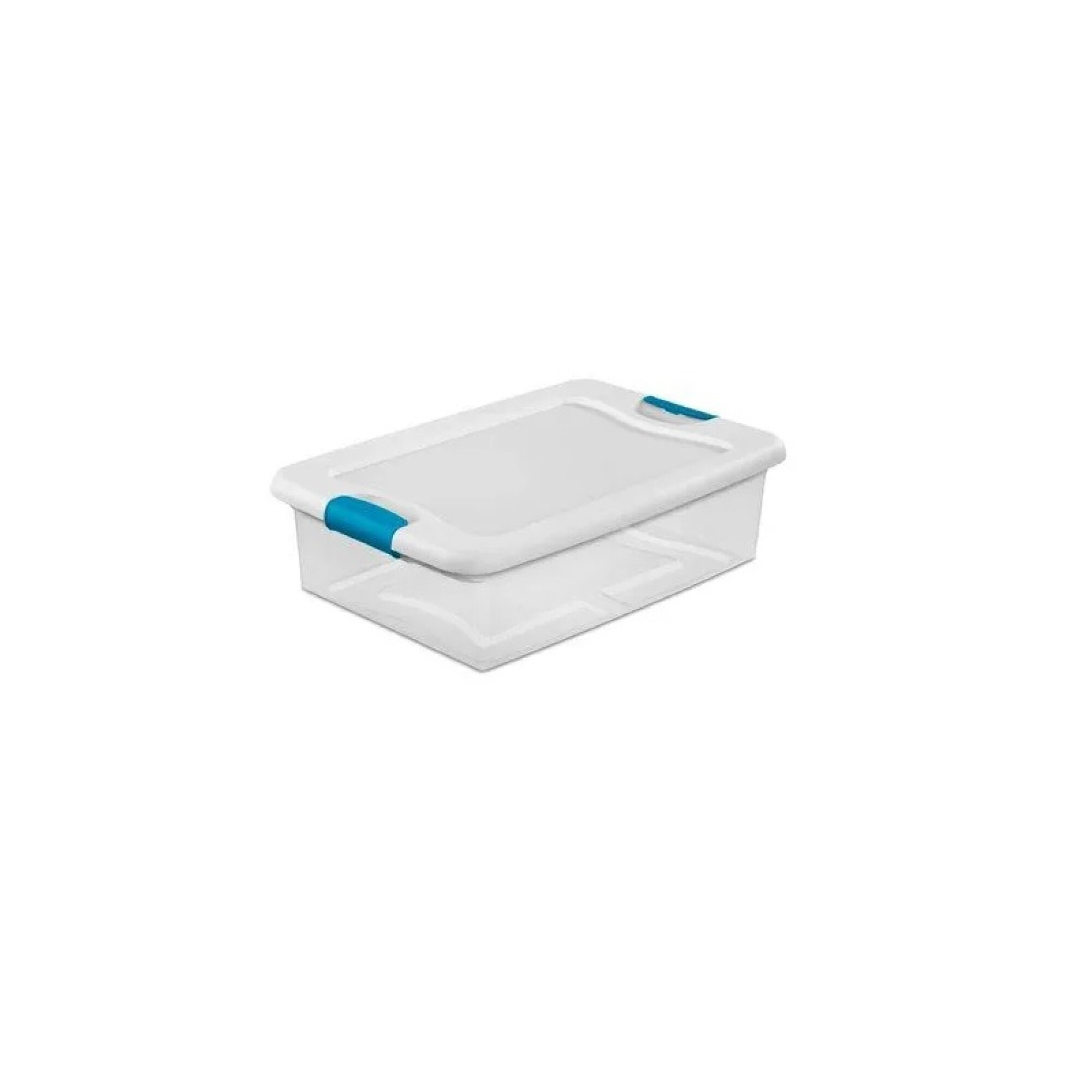 Caja plástica transparente con tapa, 30 litros - TV0230 — Fivisa