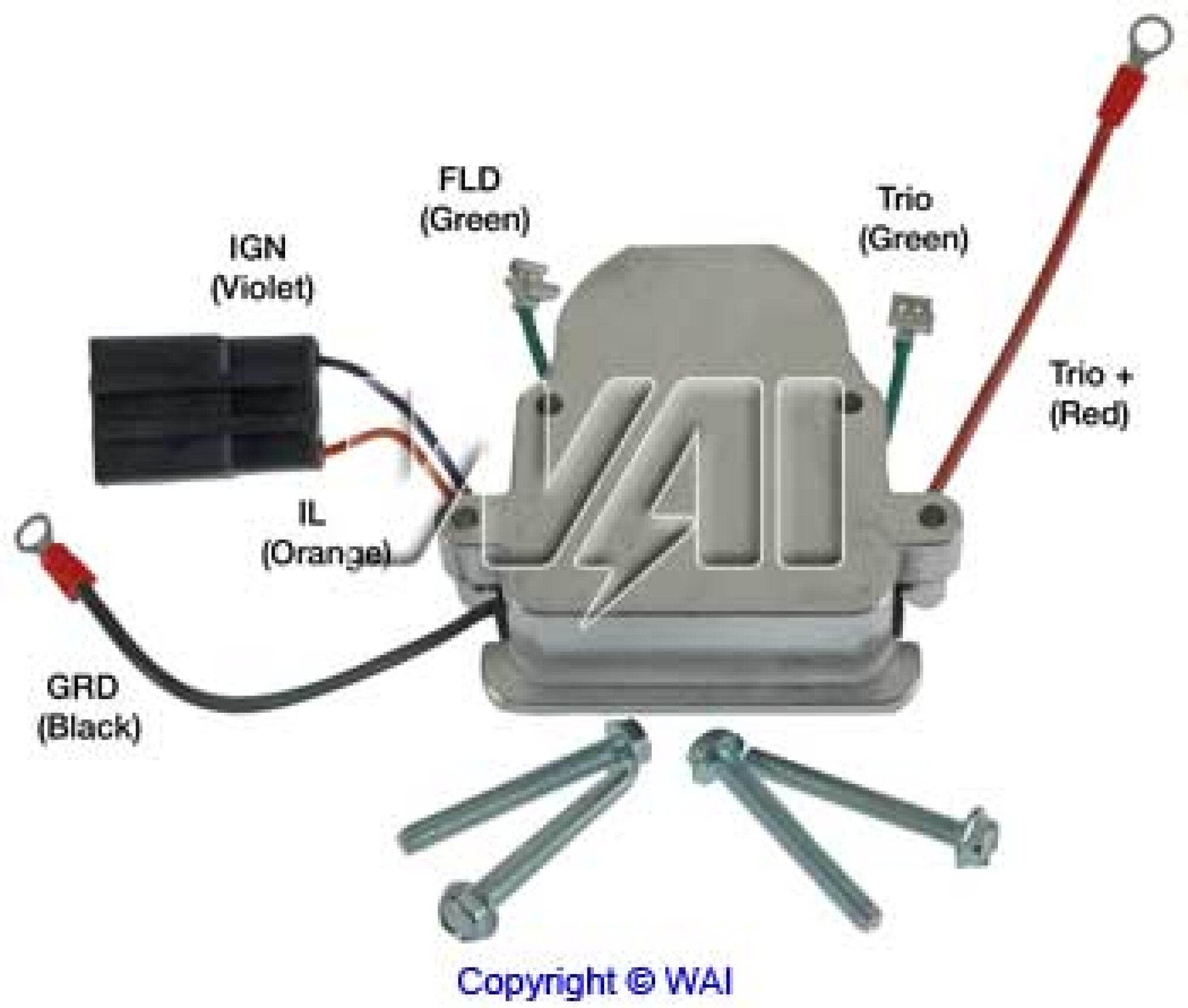 REGULADOR VOLTAJE - MOTOROLA PRESTOLITE 12V TRANSPO — Cymaco