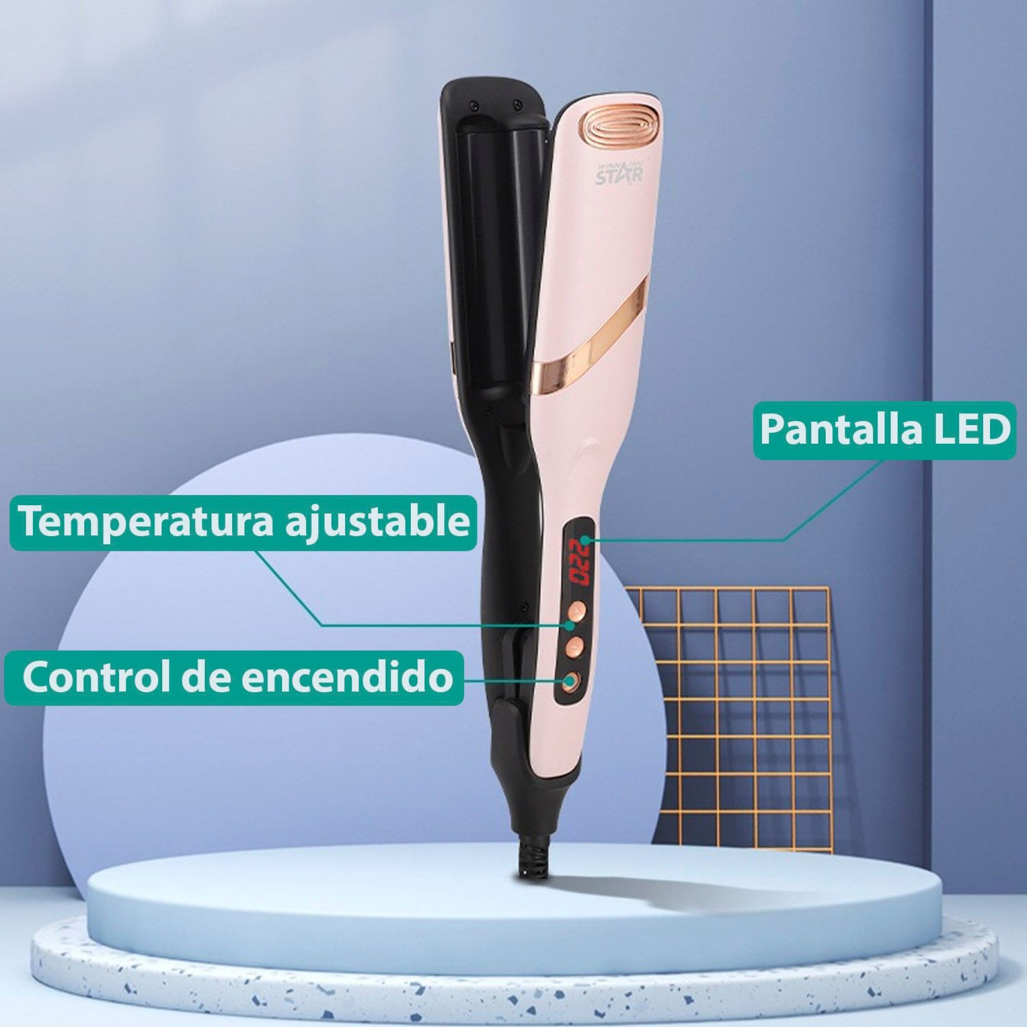 Plancha de Pelo Ondas Simples Winning Star ST-5703 — Electroventas