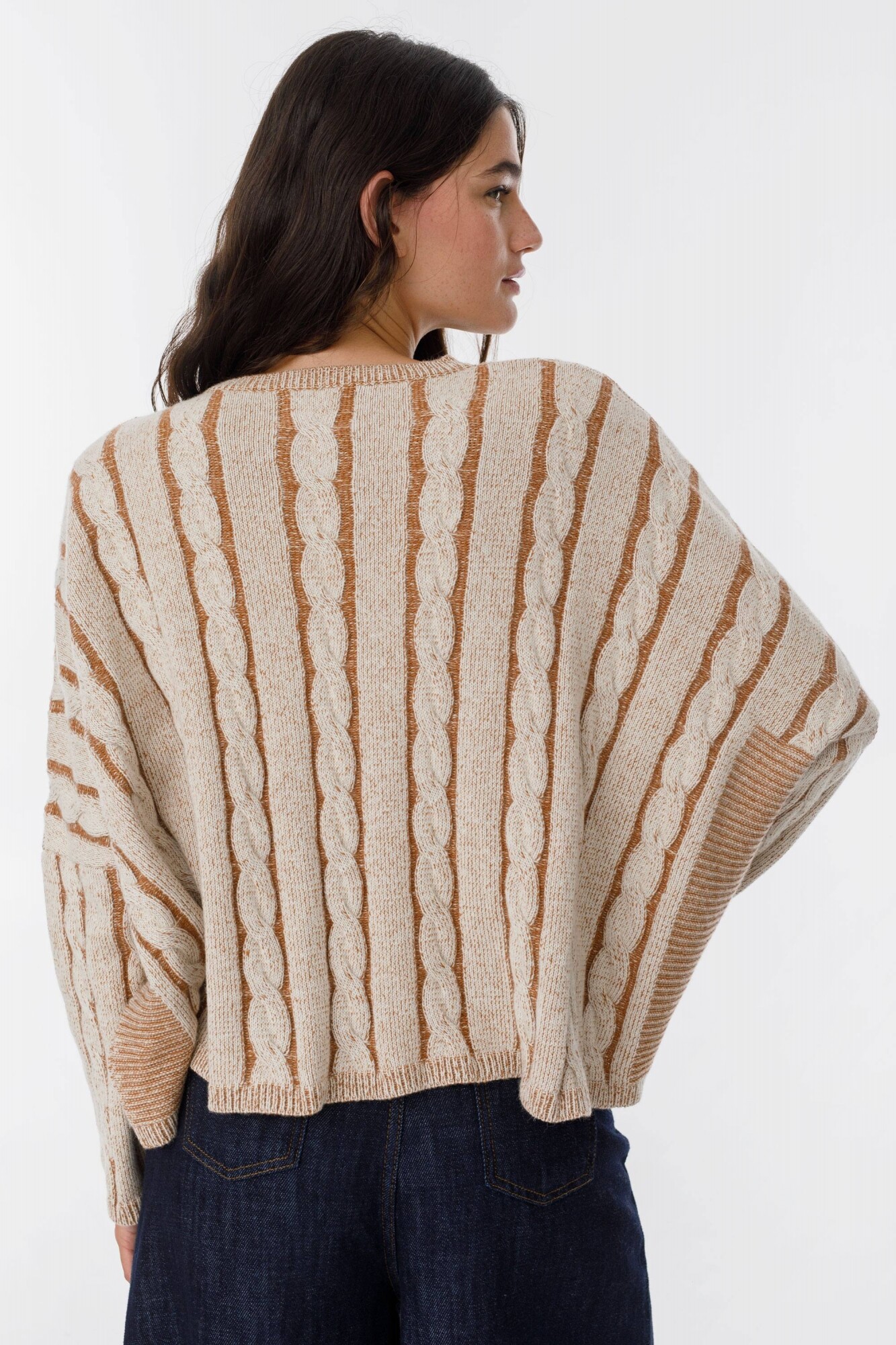 Sweater Oceano Crop - Camel — PetraStore