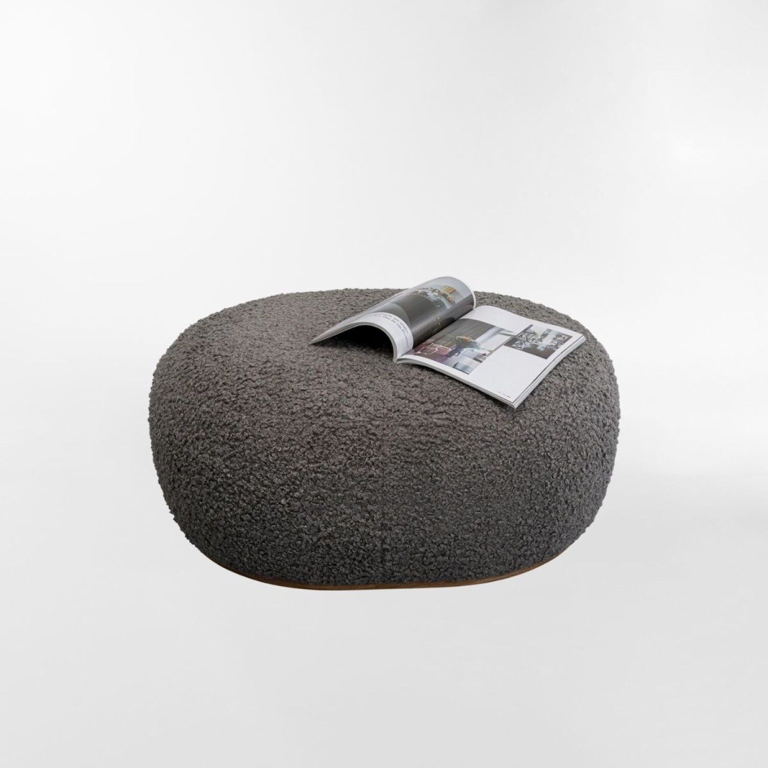 PUFF PEBBLE BOUCLE Gris — Viasono
