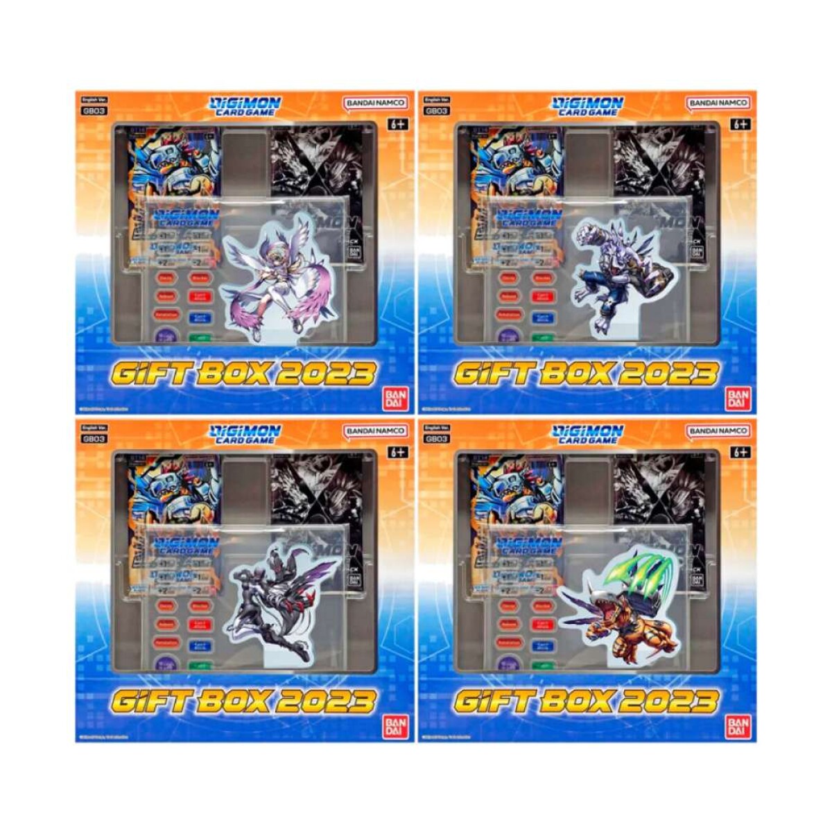 Digimon Card Game: Gift Box 2023 - Inglés (4 modelos disponibles - se envia uno al azar ...