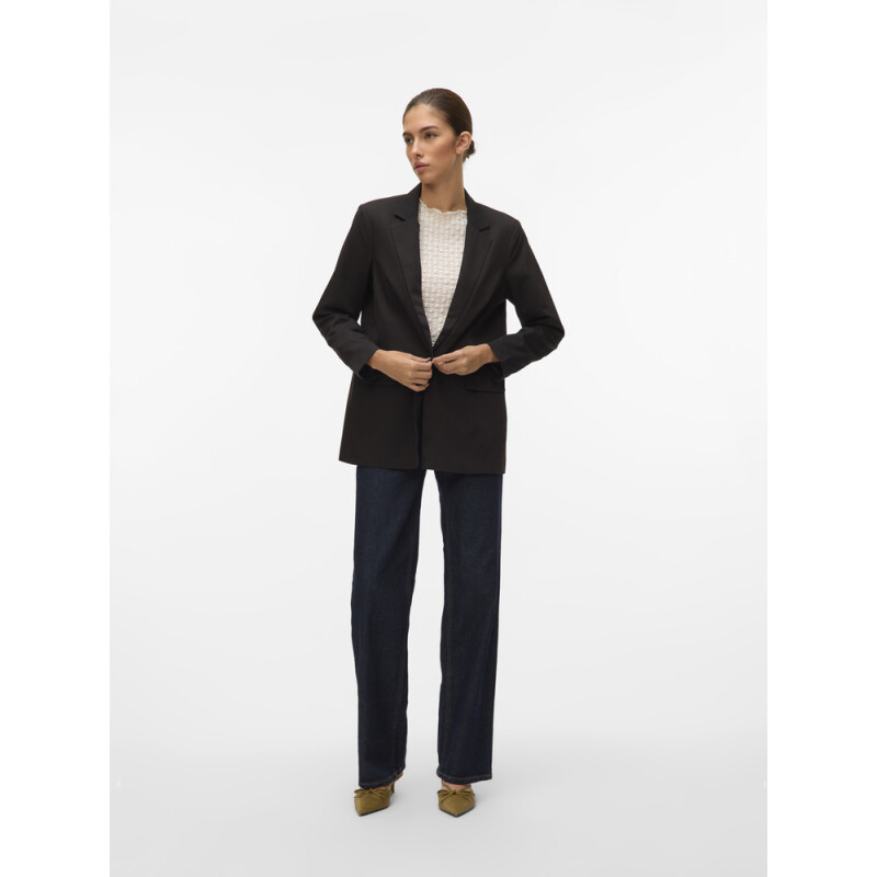 VMNILA LS SLIM BLAZER NOOS - CORE-15 TA Black — Sallustro
