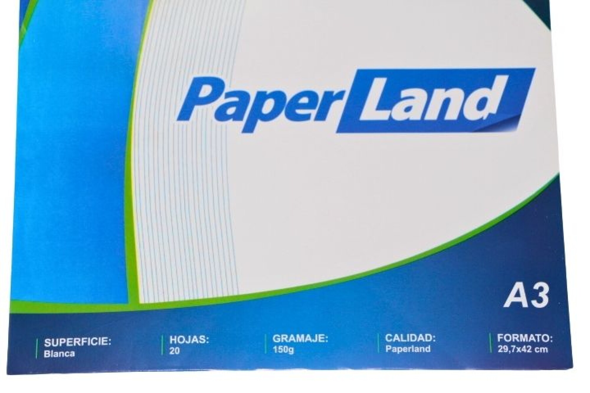 BLOCK PAPERLAND A3 BLANCO 20 HOJAS — Alberto Gandulia