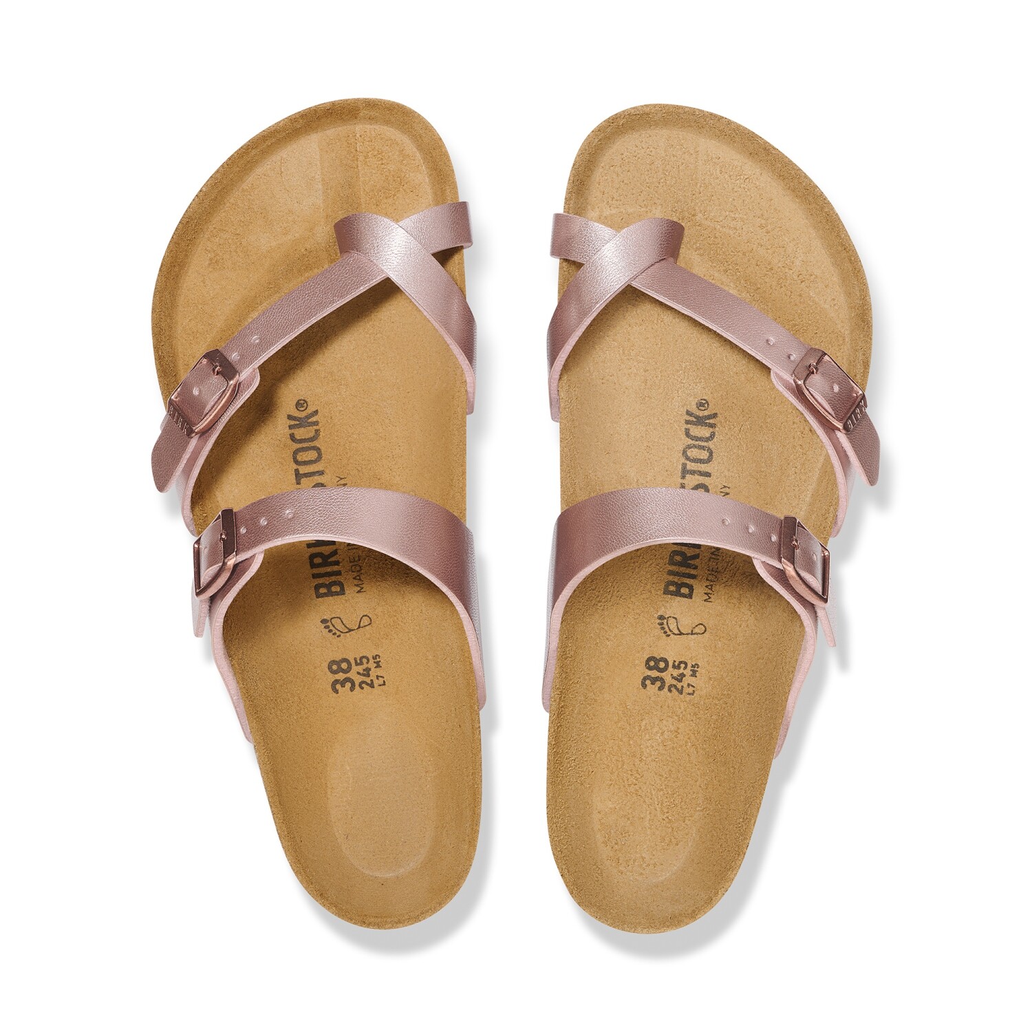 Sandalia Mayari Birko-Flor - Regular - Metallic Copper — Birkenstock