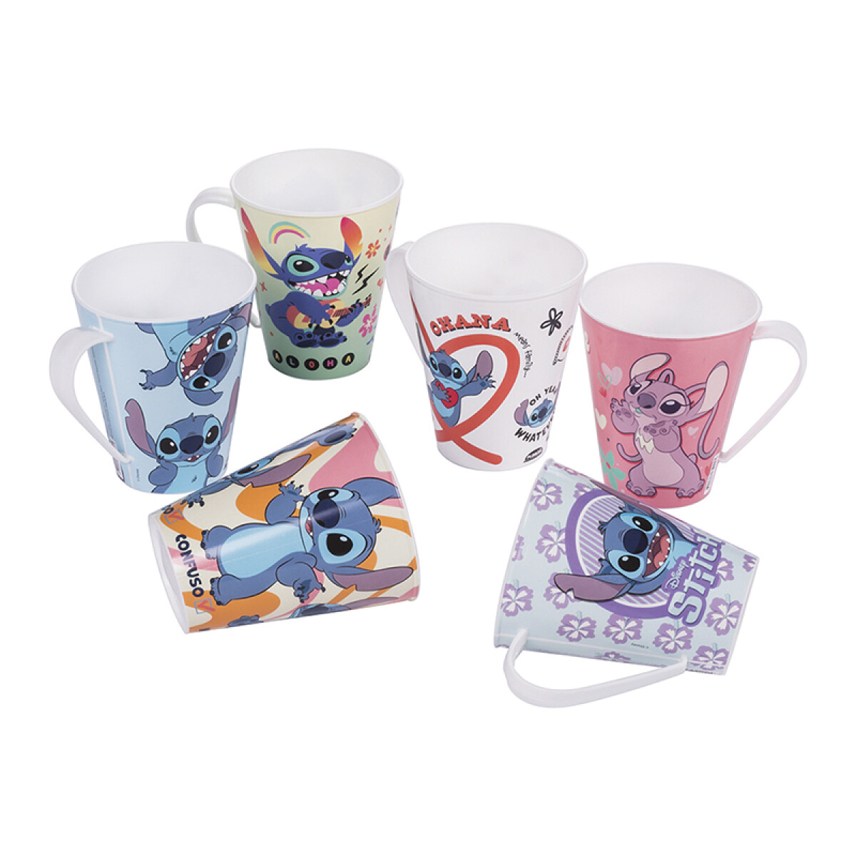 Taza Plástica Stitch 360 ml Diseños Surtidos — Cartoons