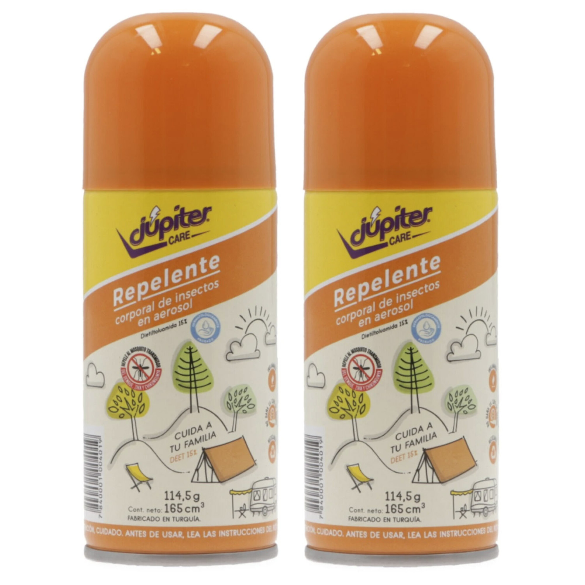 Pack Ahorro 2 Repelentes de Insectos en Spray Jupiter 165ml — Electroventas