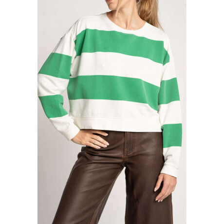 Sweater Rayado - Verde — Tienda Soy Santander