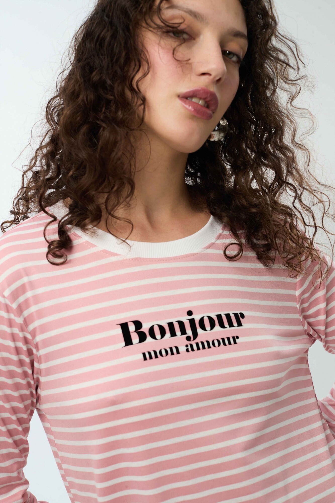 Camisón Andy - Blanco/Rosa — Pimenton