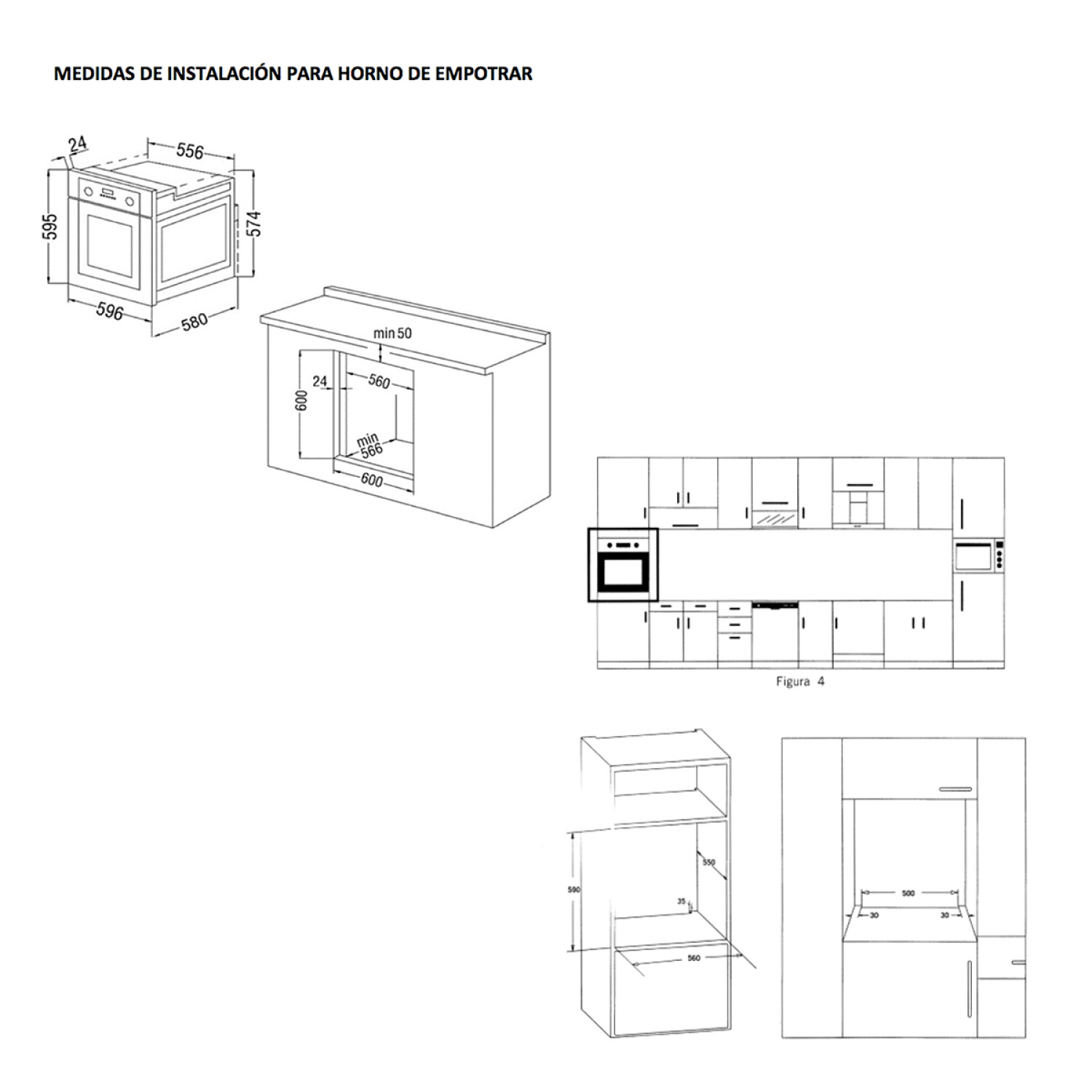 Horno Empotrable Inox James Modelo Hee Inox G2 - INOX — Universo Binario