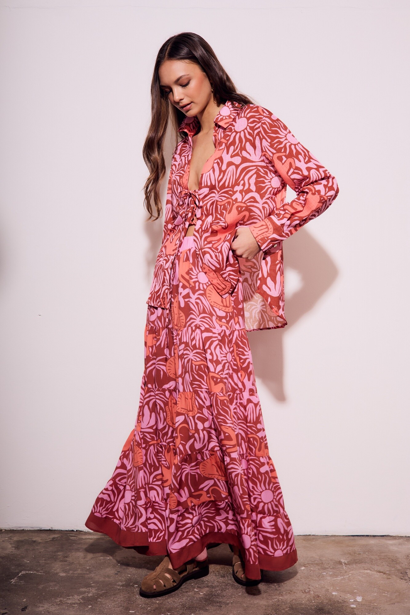 Falda Estampada - Multi — Lemon