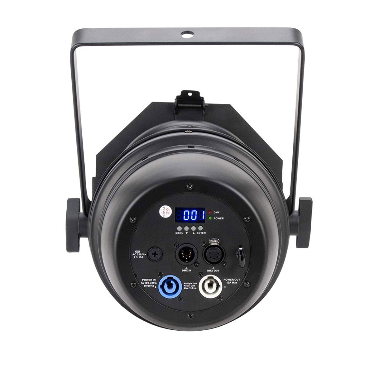 TACHO LED PLS 100W RGBW CON ZOOM — Woofer