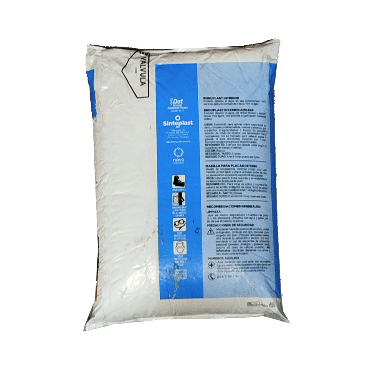 Enduido masilla de interiores Enduplast Sinteplast 20kg — Mercado de ...