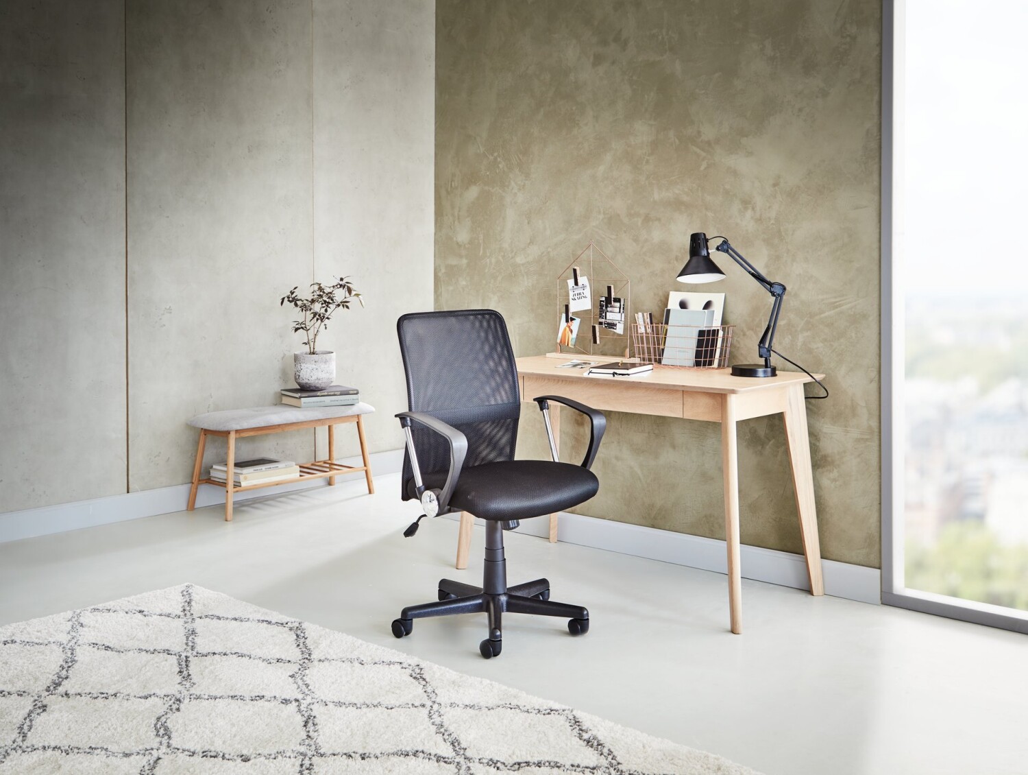 Escritorio KALBY 60x120 roble claro — JYSK