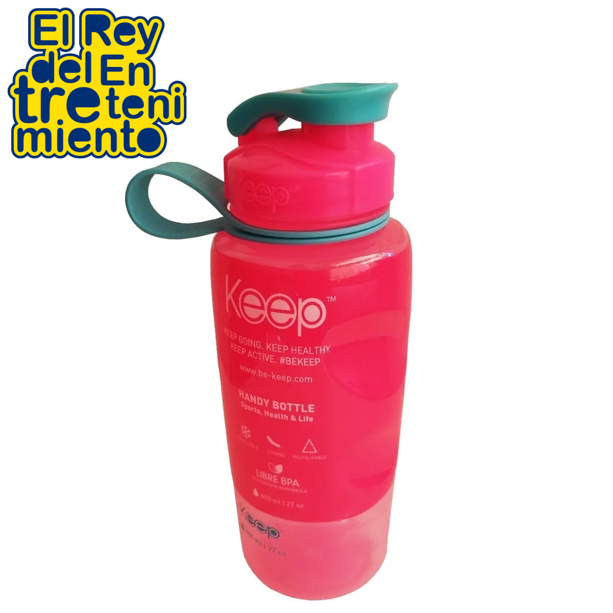Keep Botellas Caramañola Deportivas Colores 800Ml - Violeta — El Rey del entretenimiento