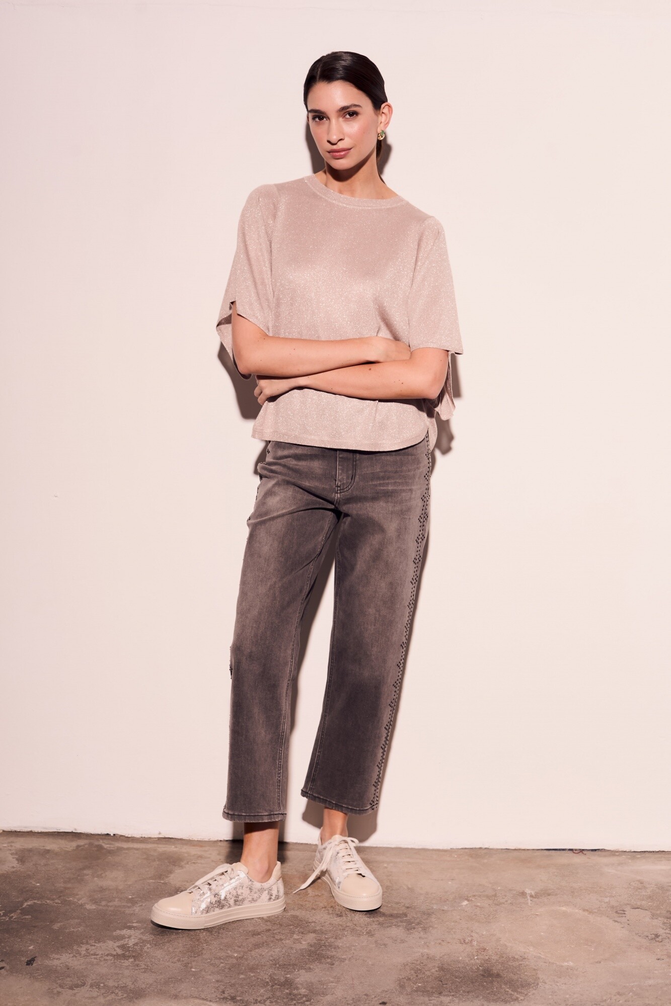 Sweater Lurex - Rosa — Lemon