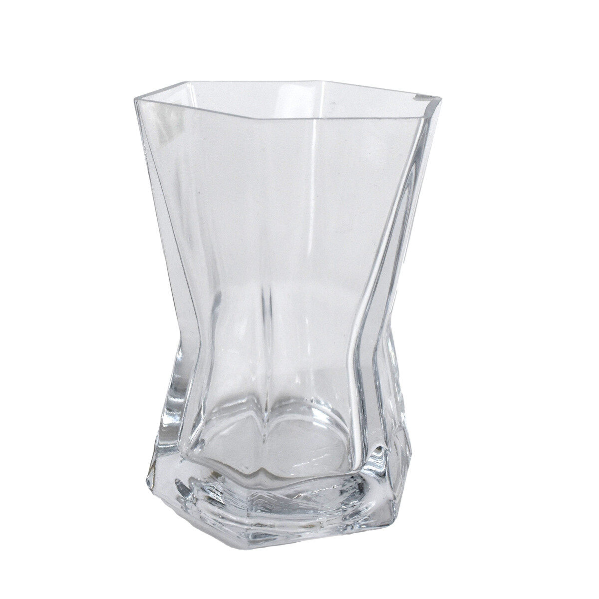 Florero hexagonal Transparente — El Clon