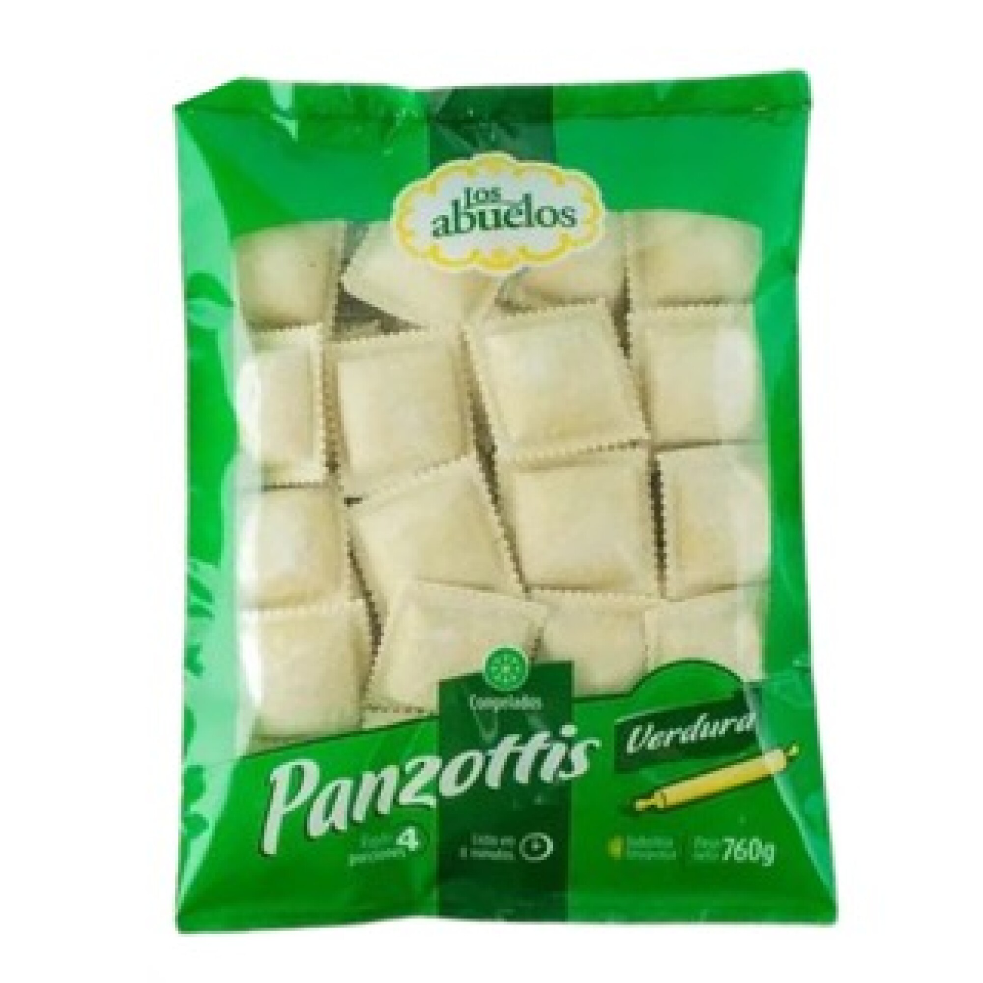 Panzottis de Verdura Los Abuelos - 760 g — CONGELADOS.COM.UY