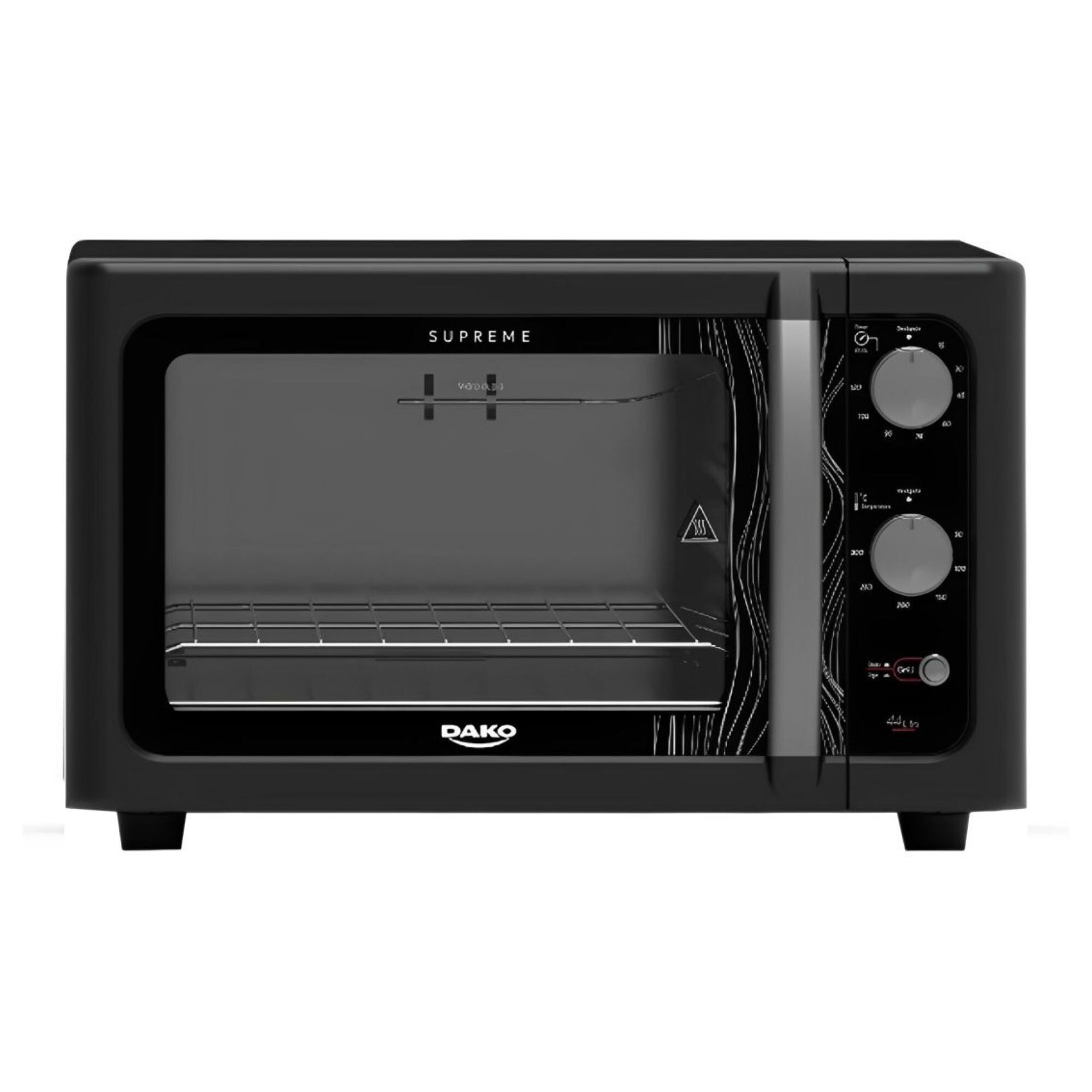 Horno Eléctrico Dako Supreme 44 litros - Negro — Bristol