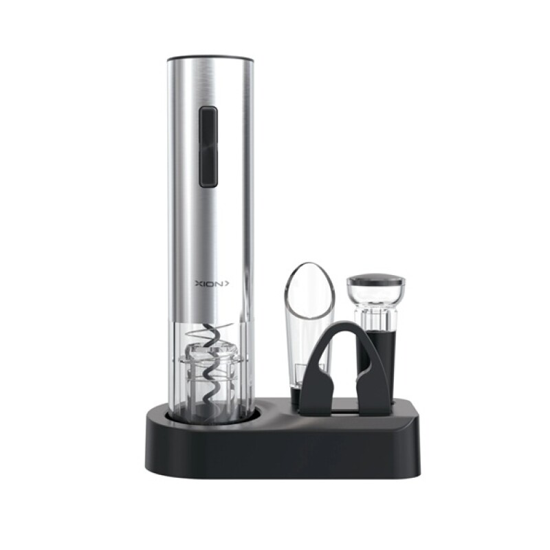 Kit Descorchador electrico Xion recargable Inox — Tienda Porto