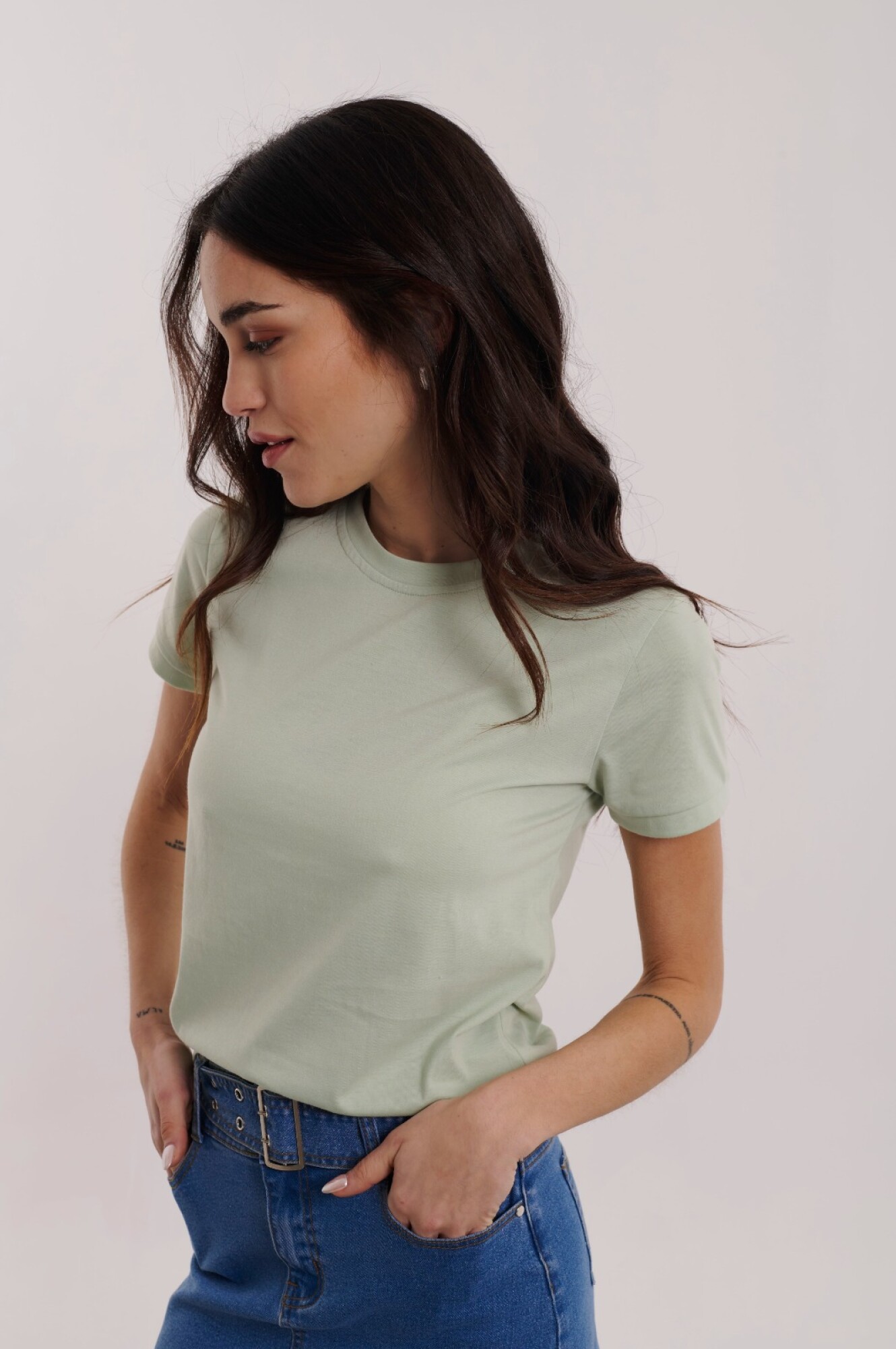 REMERA DOLORES - VERDE CLARO — Minot