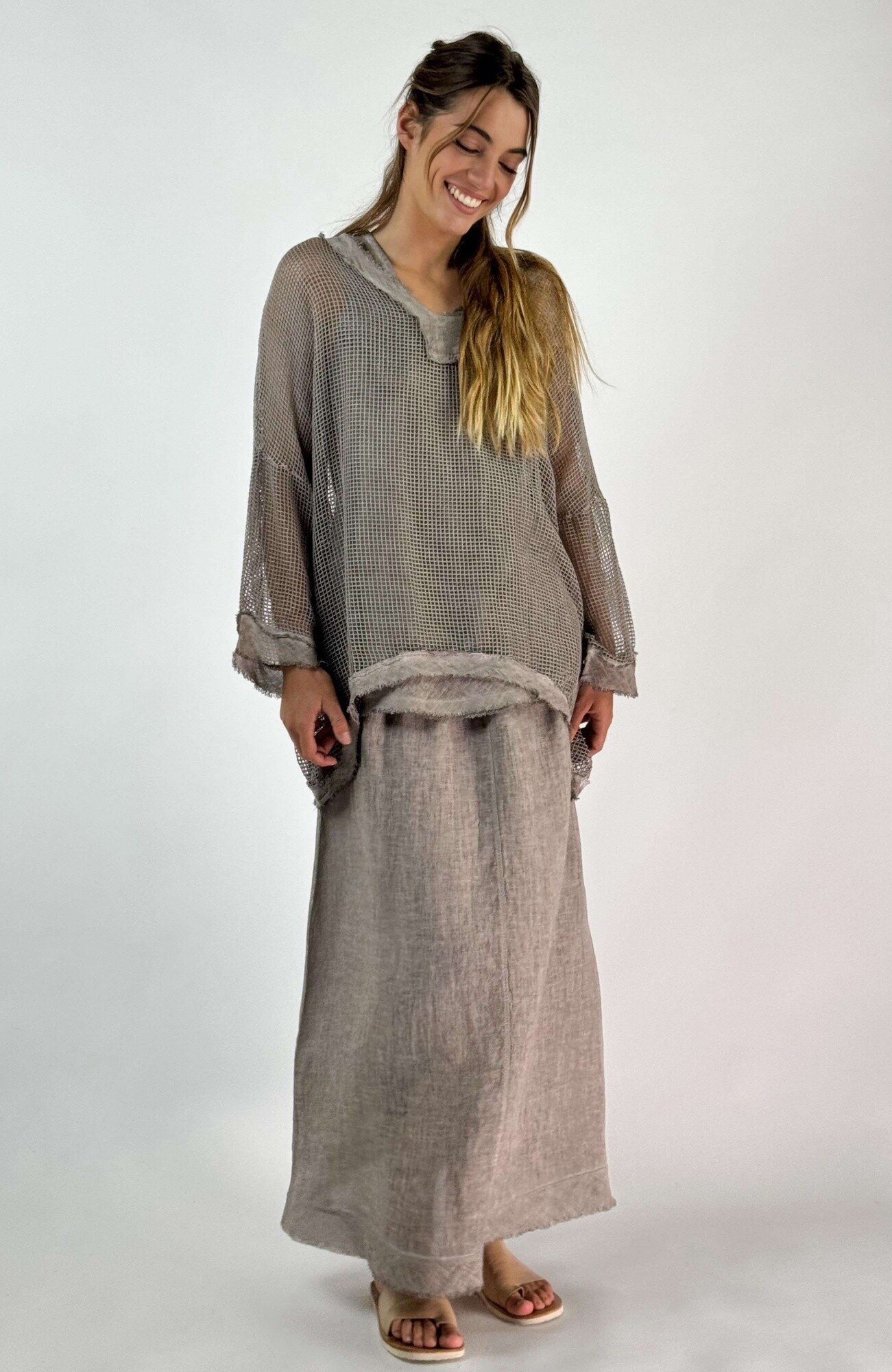 POLLERA AMAPOLA - VISON — Panthai