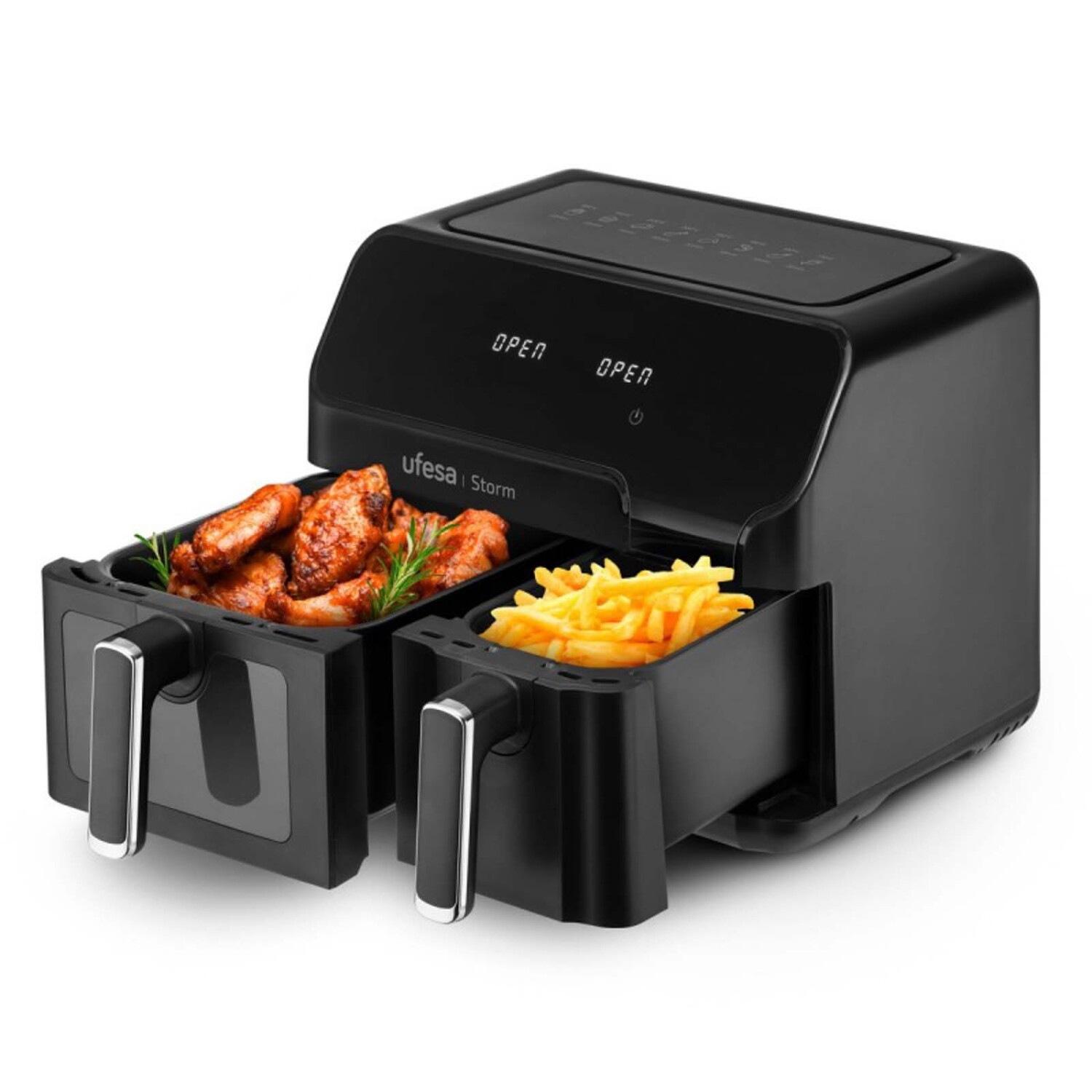 Freidora De Aire Negro 2700w Storm — Divino