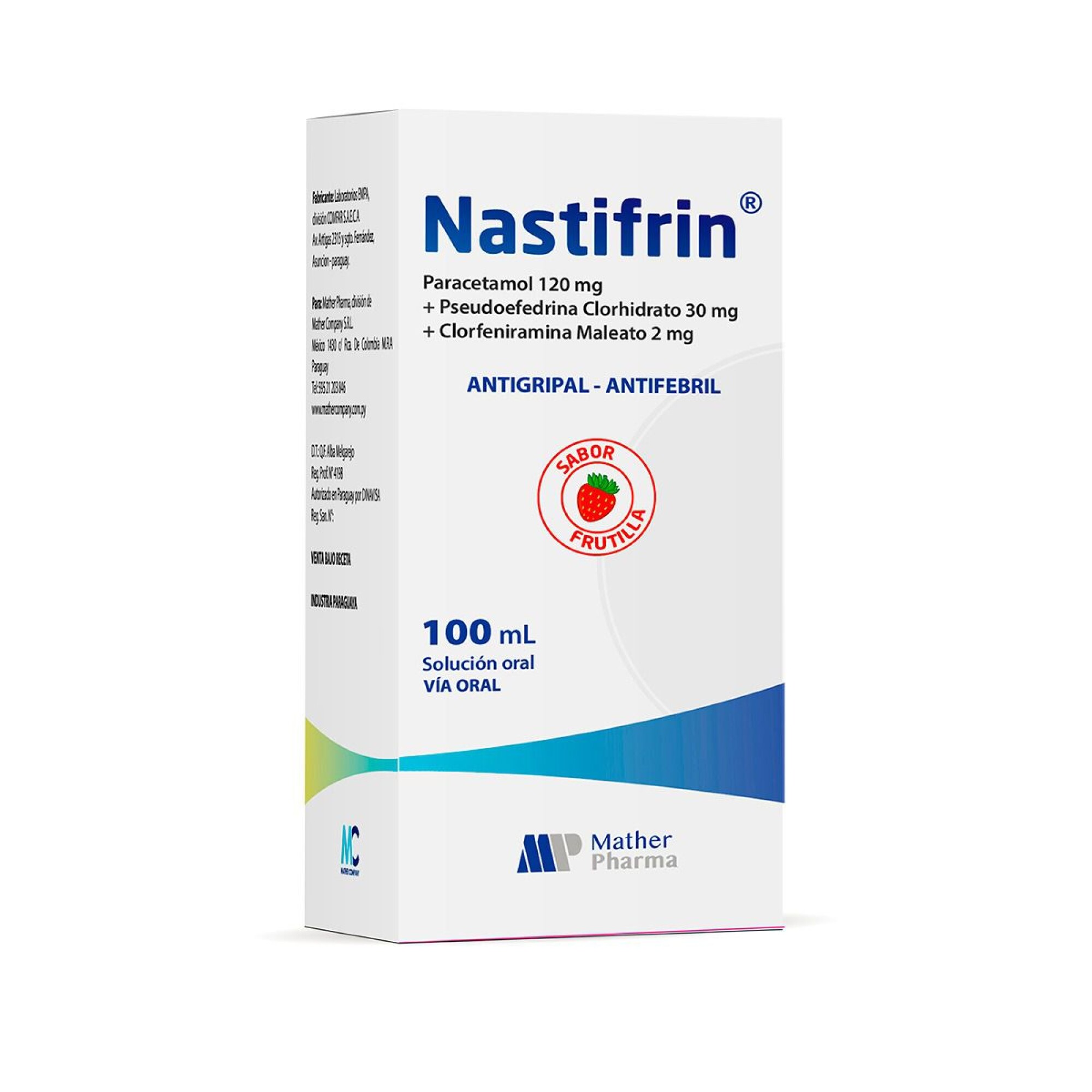 NASTIFRIN JARABE FRASCO X 100 ML. — Farmacenter