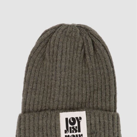 Gorro basic rubber dama - Gris — Tienda Soy Santander