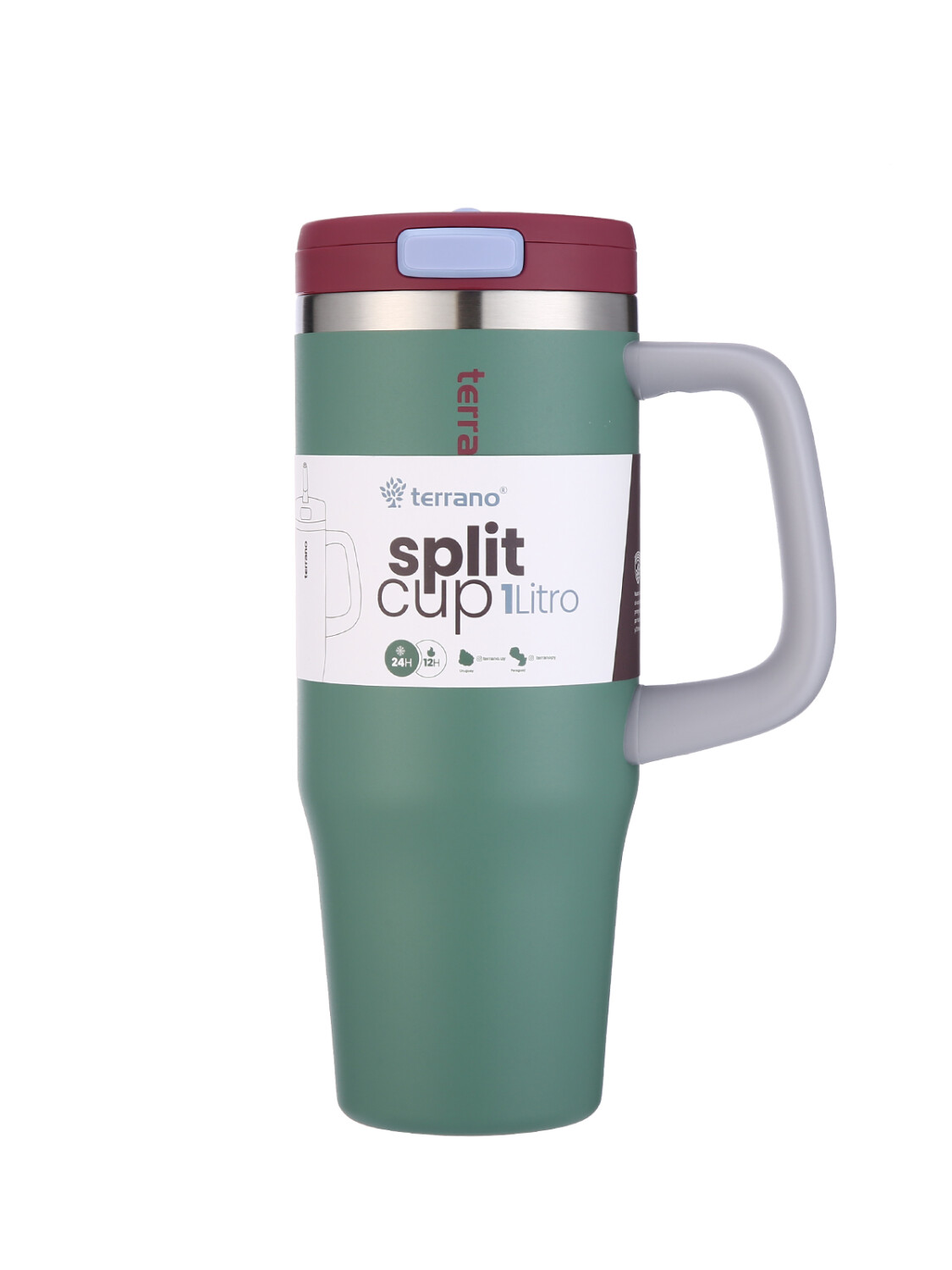 VASO SPLIT CUP 1.0 LT - Oliva — Terrano