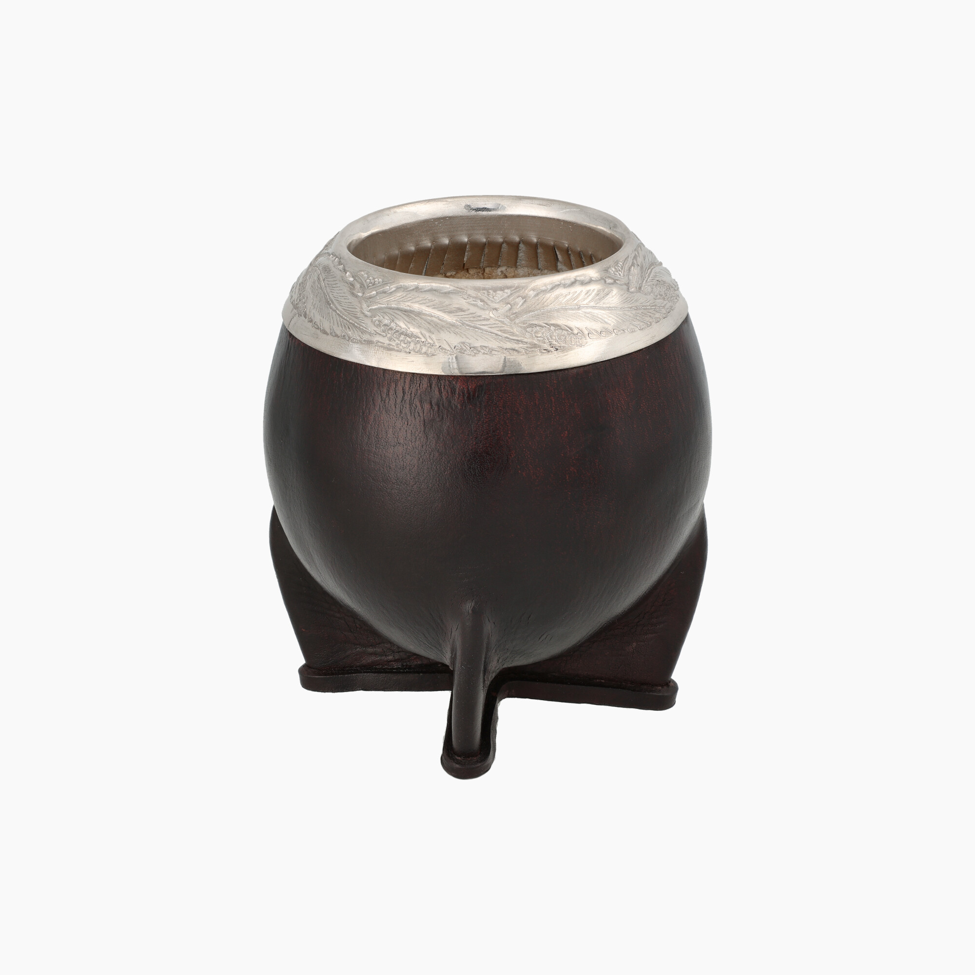 Mate En Plata 925 Y Cuero — Riviera Joyas