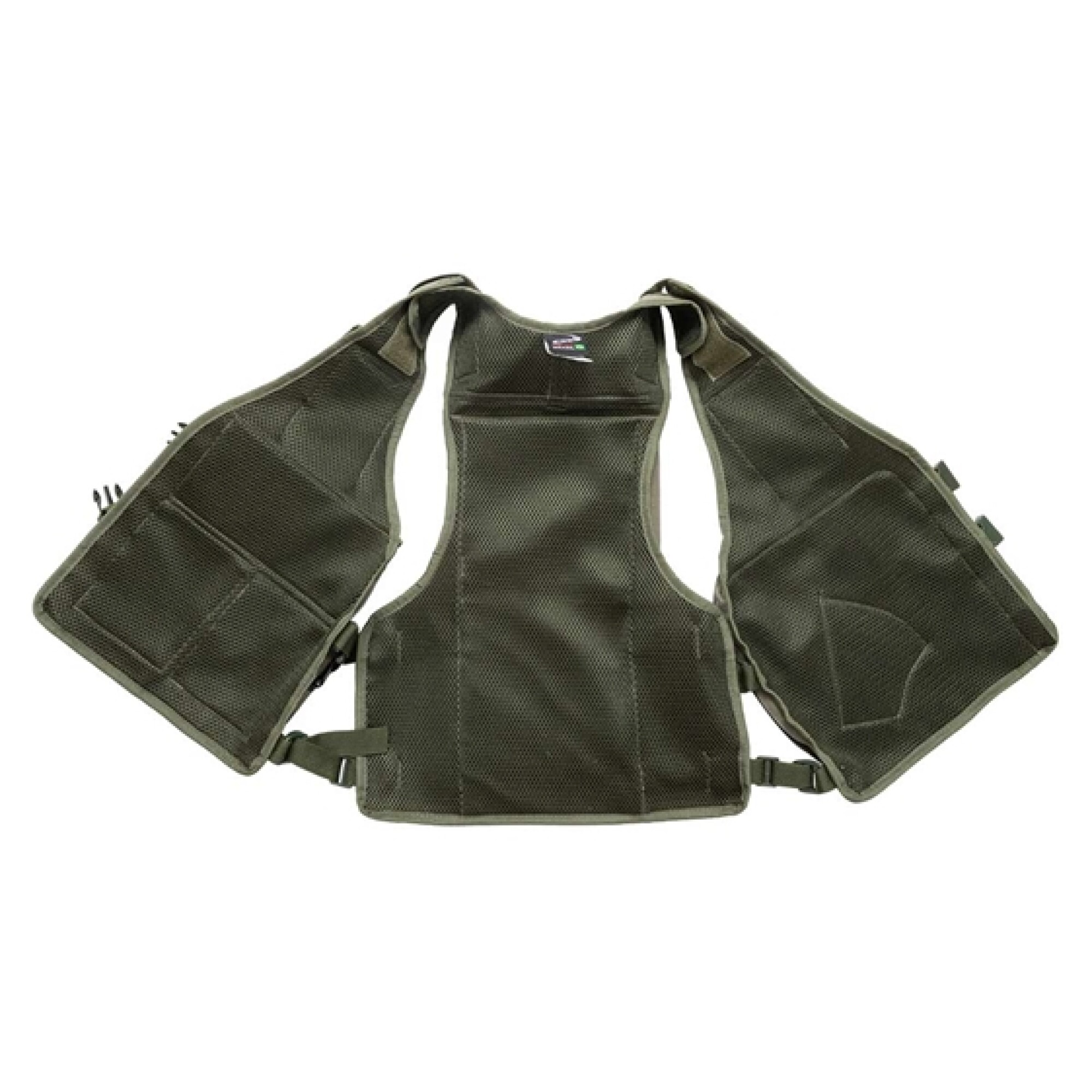 Chaleco Hunter multibolsillos con bolsa térmica - Verde — Aventureros