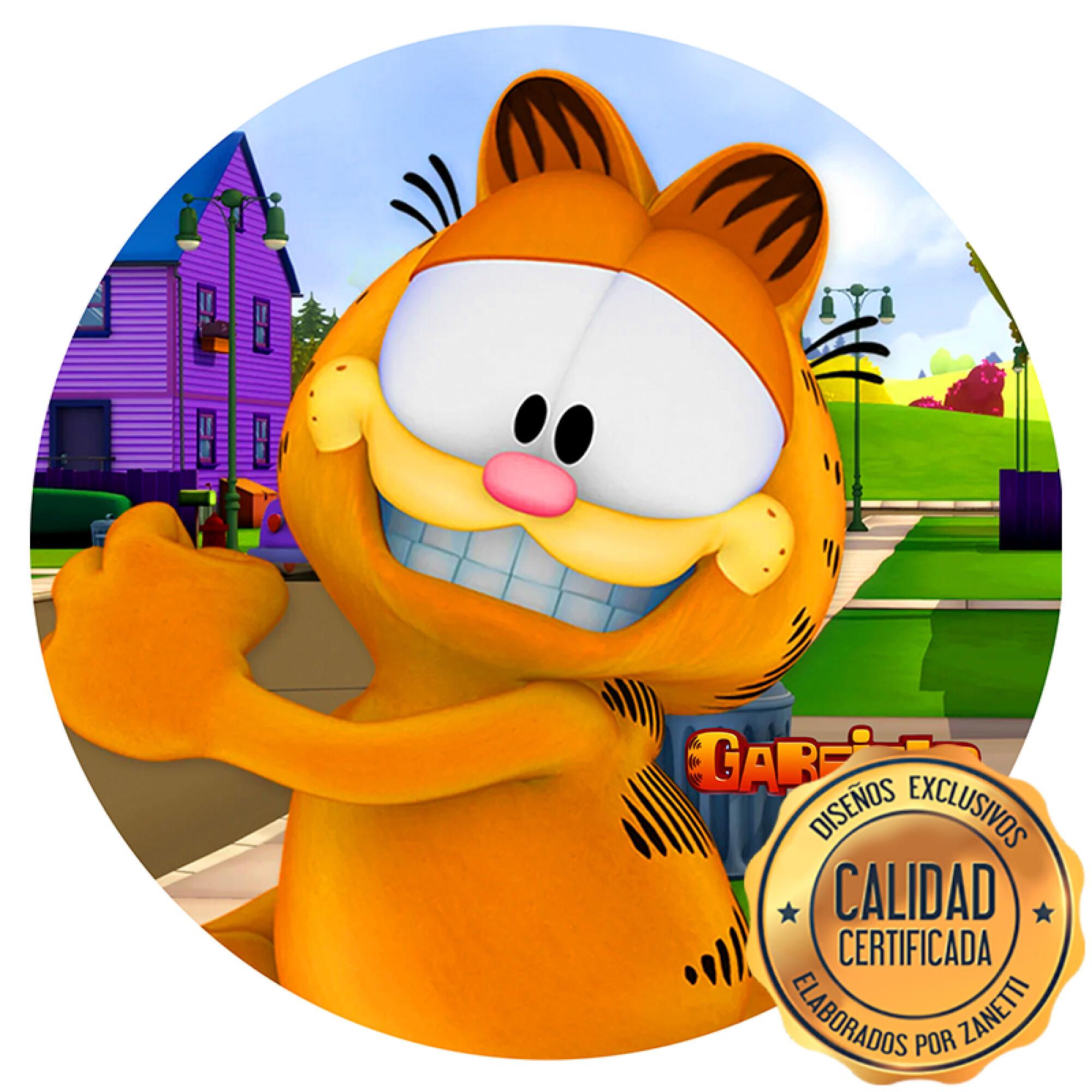 Lámina Garfield - Red. — Zanetti