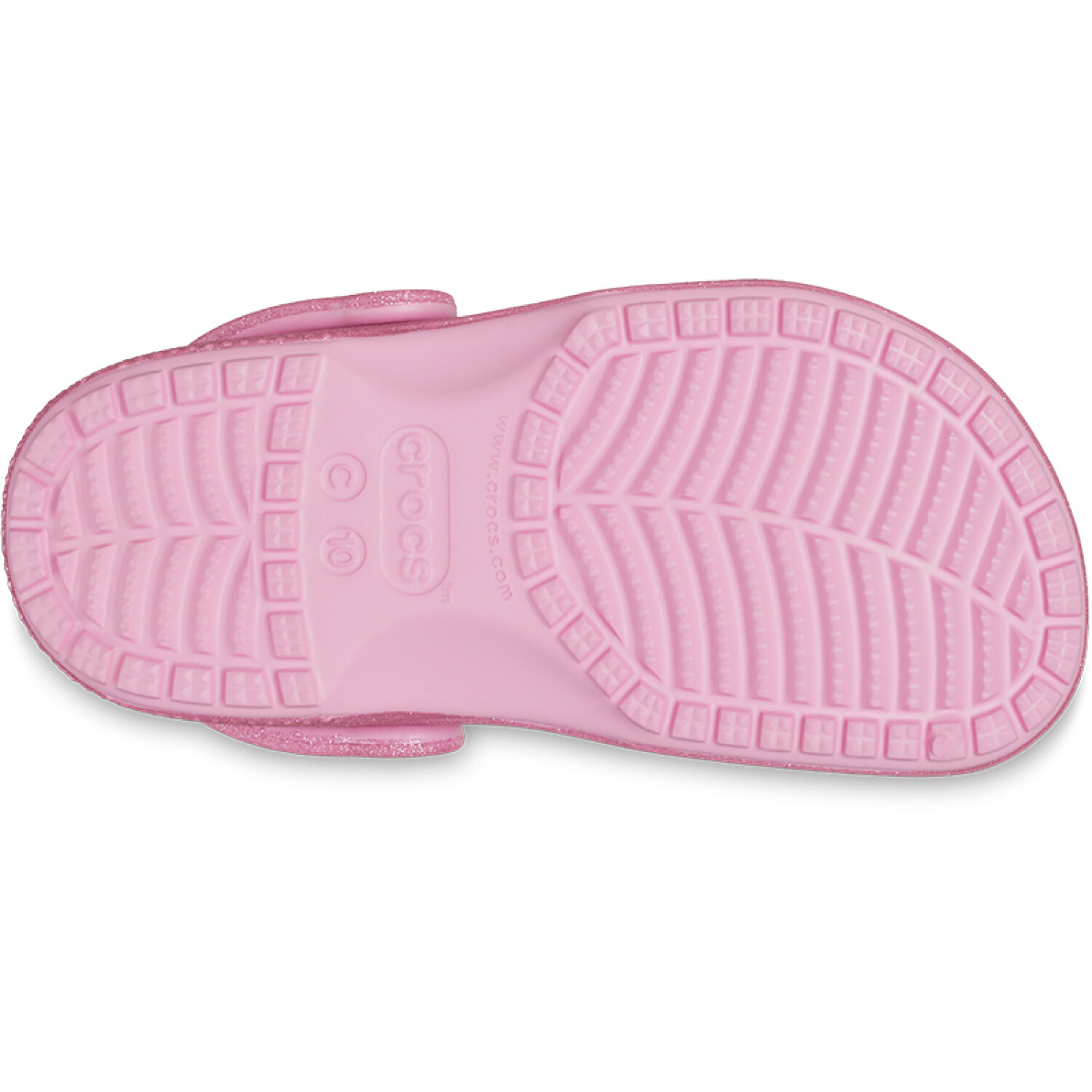Crocs Classic Glitter Niños Pequeños - Strawberry Wine — Crocs