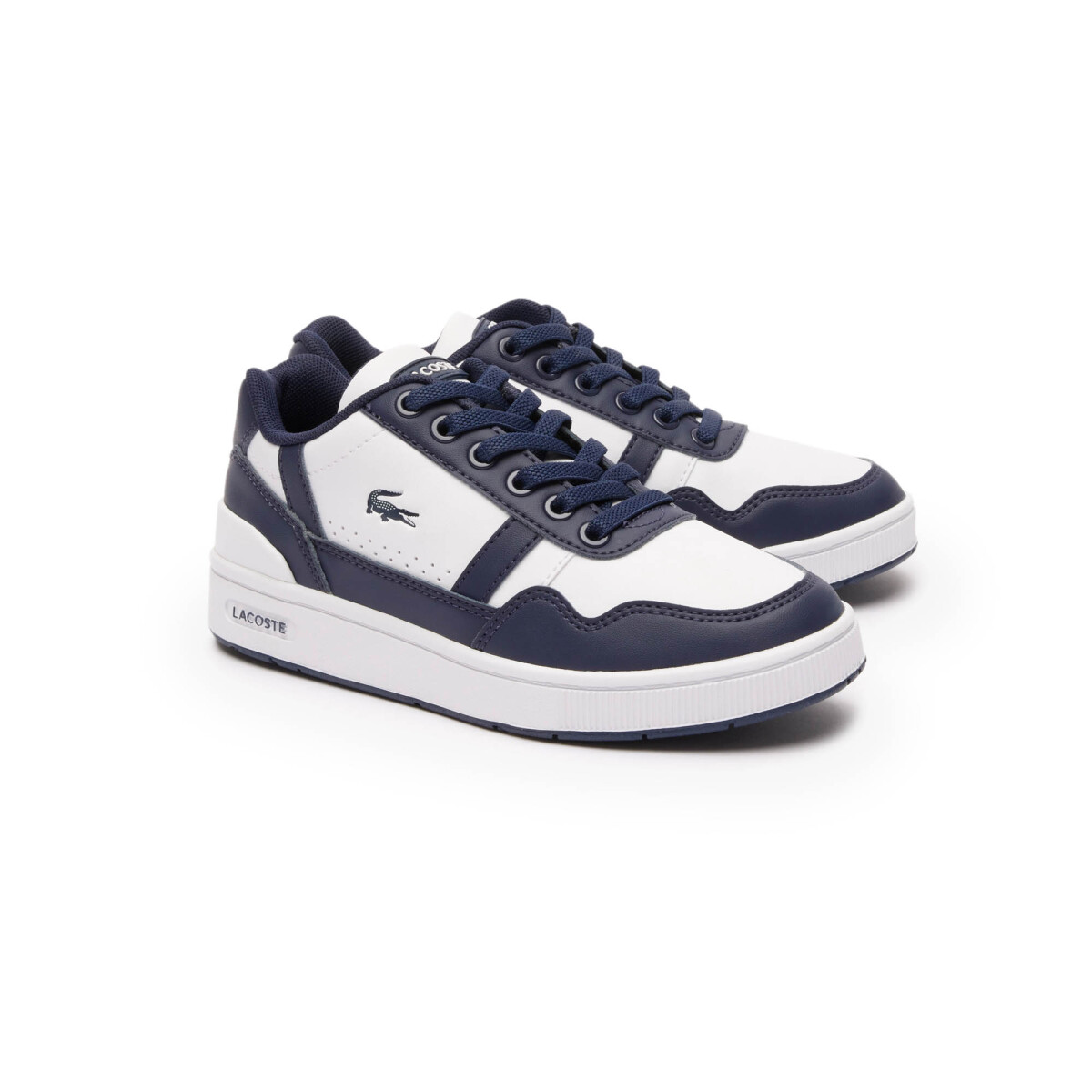Championes LACOSTE T-Clip Junior - WHITE/BLACK — Zooko