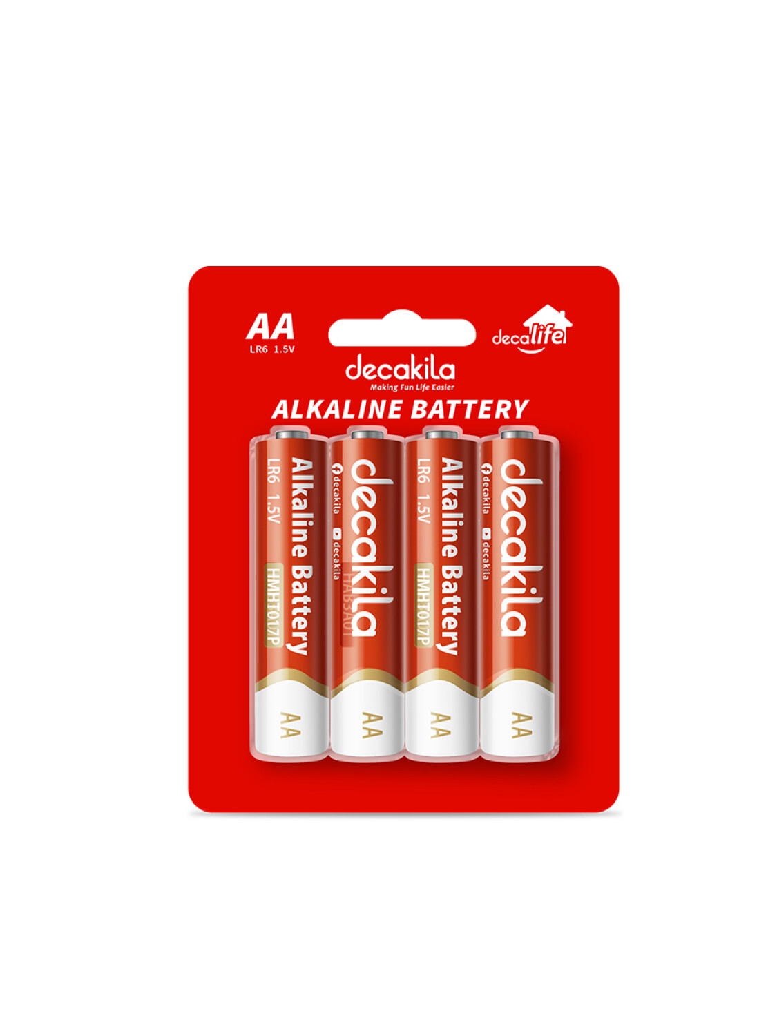 PILAS AA PACK 4 PCS - ROJO — Guapa