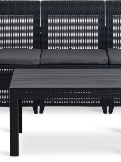 Set jardín MOLDE 5 plazas gris — JYSK