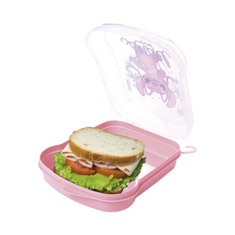 Sandwichera Plástica Stitch Angel 17 x 13 cm — Cartoons