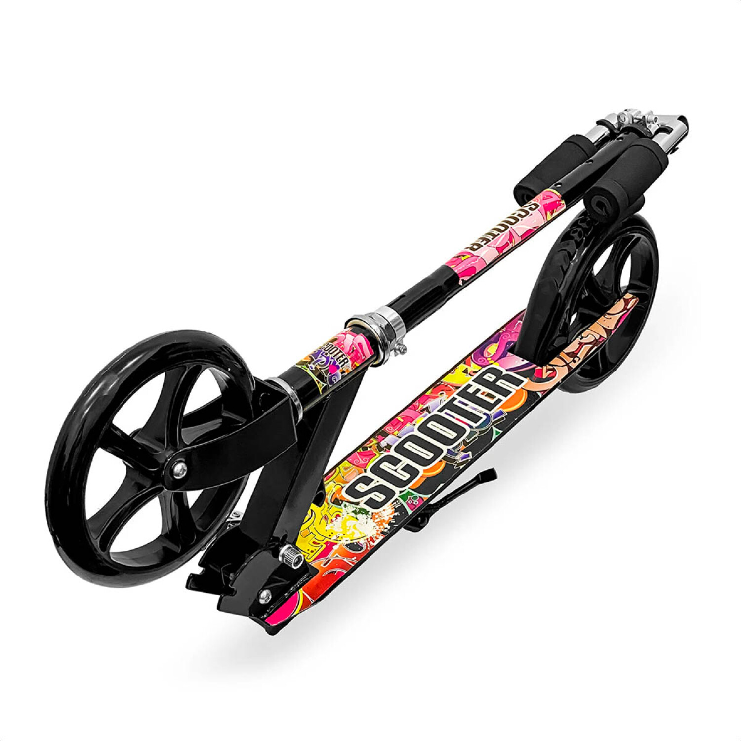 Monopatin Scooter Plegable Rueda Grande 200 Mm - Rosa — El Rey del ...