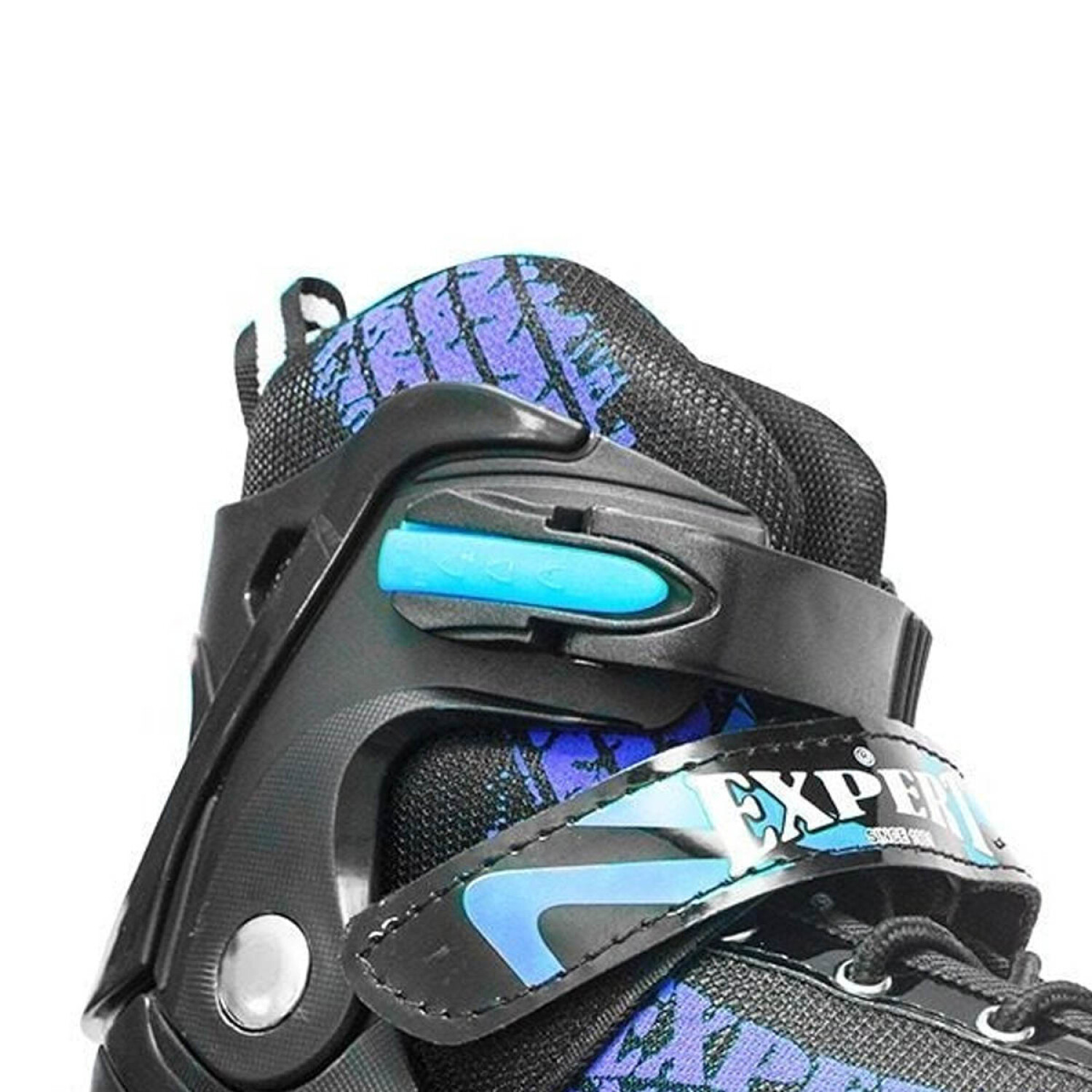 Patín Rollers Extensible Base Metal Ruedas Silicona - Azul — El Rey del ...