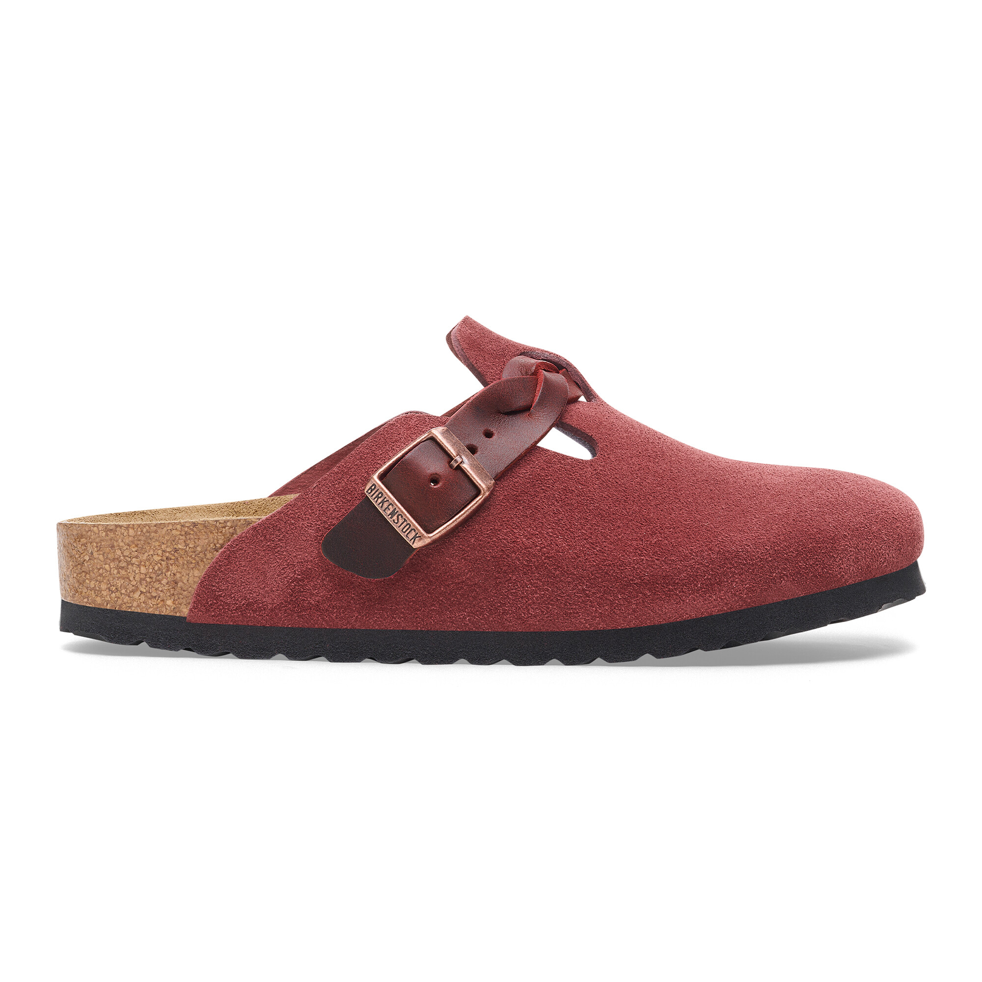 Zueco Boston Braided LEOI/LEVE - Estrecho - Zinfandel — Birkenstock