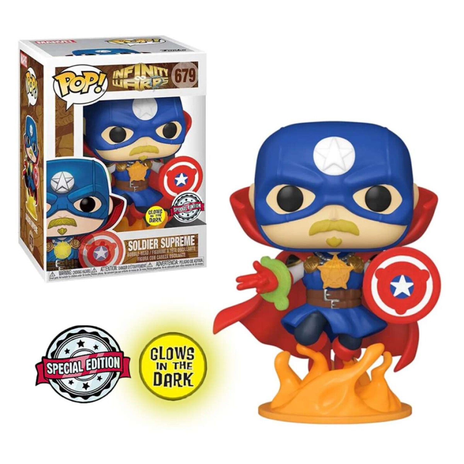 Soldier Supreme Infinity Warps [Exclusivo Glows in the Dark] - 679 ...
