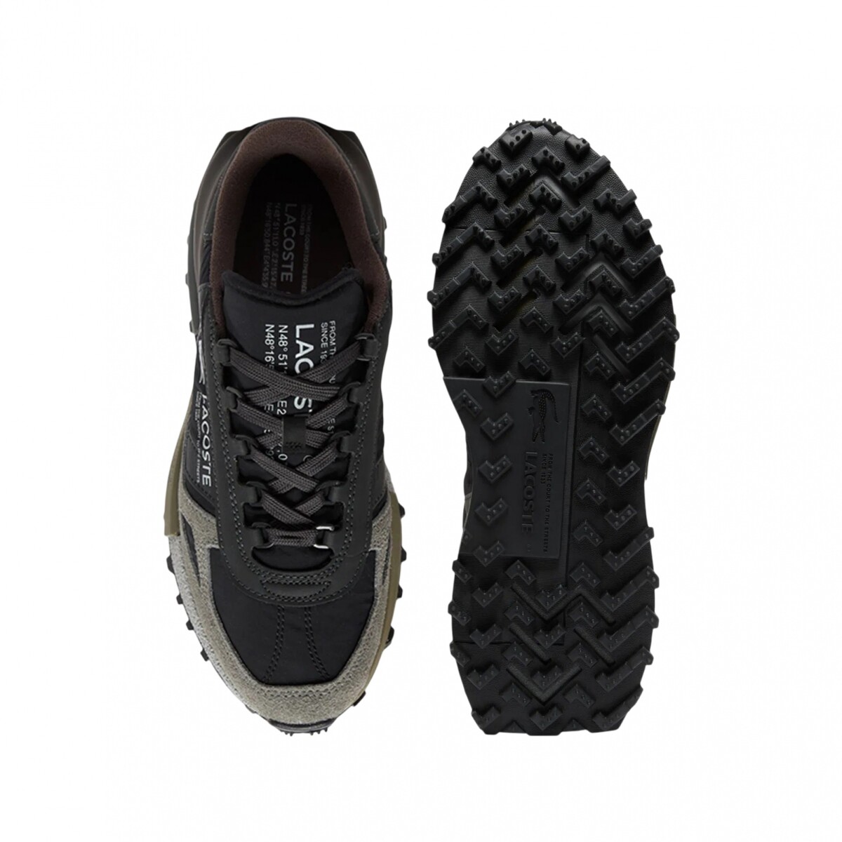 LACOSTE ELITE ACTIVE 22 - Black & Brown — Zooko