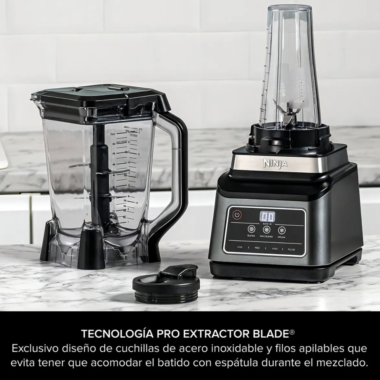 Licuadora De Vaso 2 En 1 Ninja Professional Plus — Electroventas