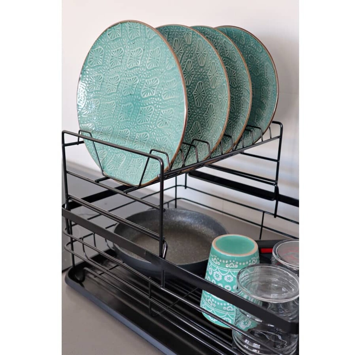Escurridor seca platos dos niveles — Buho Store