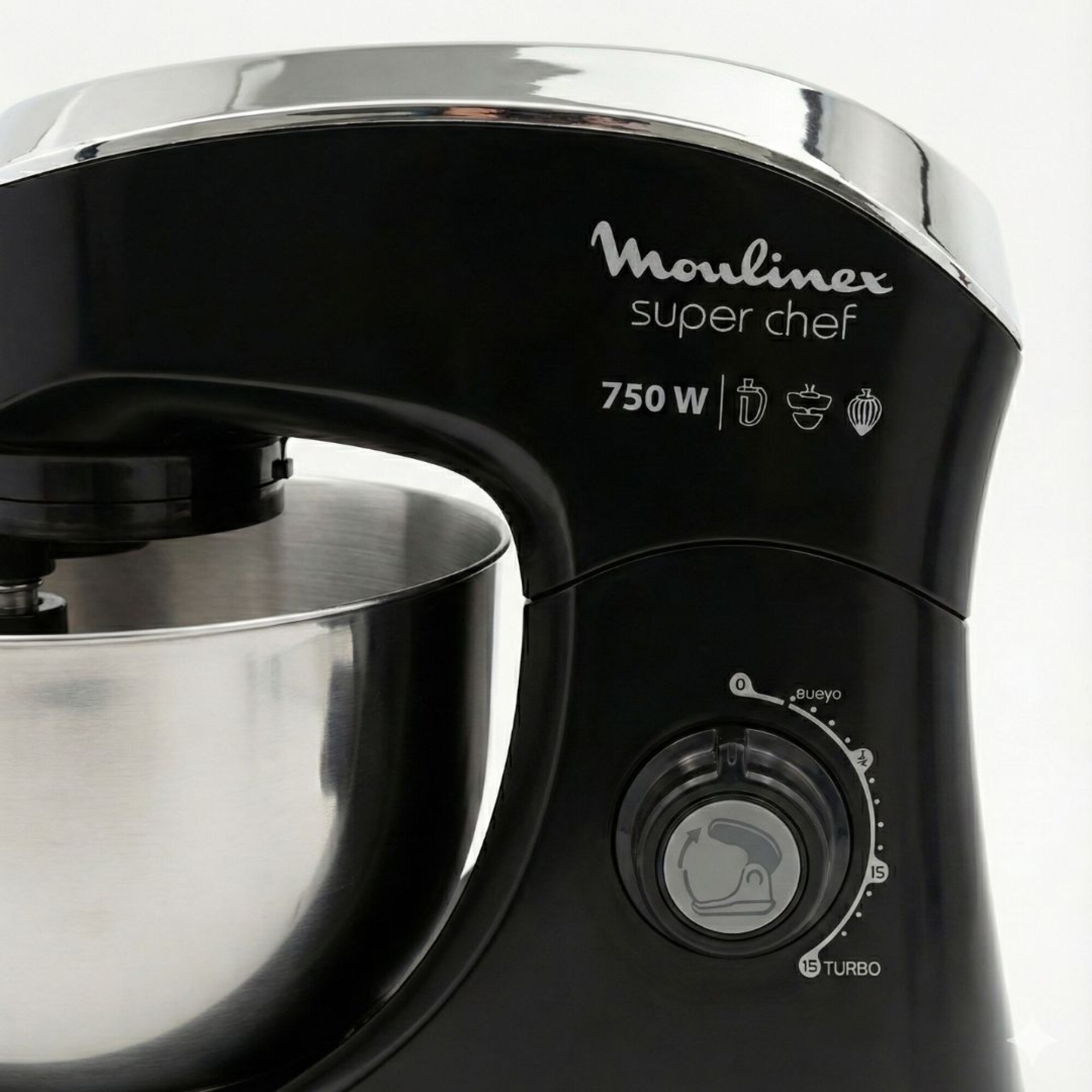 Batidora Planetaria Moulinex Super Chef | 750w | 15 Velocidades | Color ...